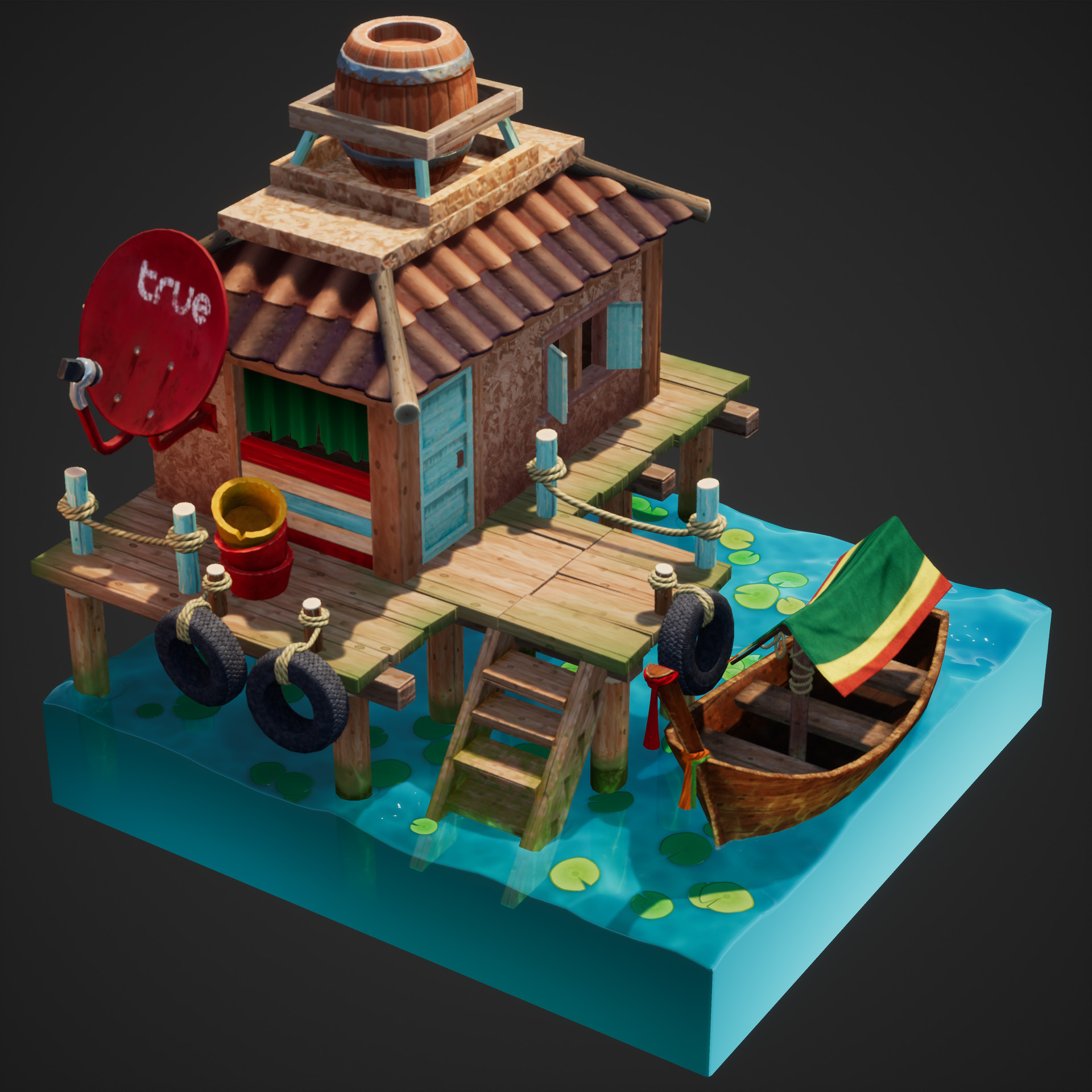 ArtStation - Boat House