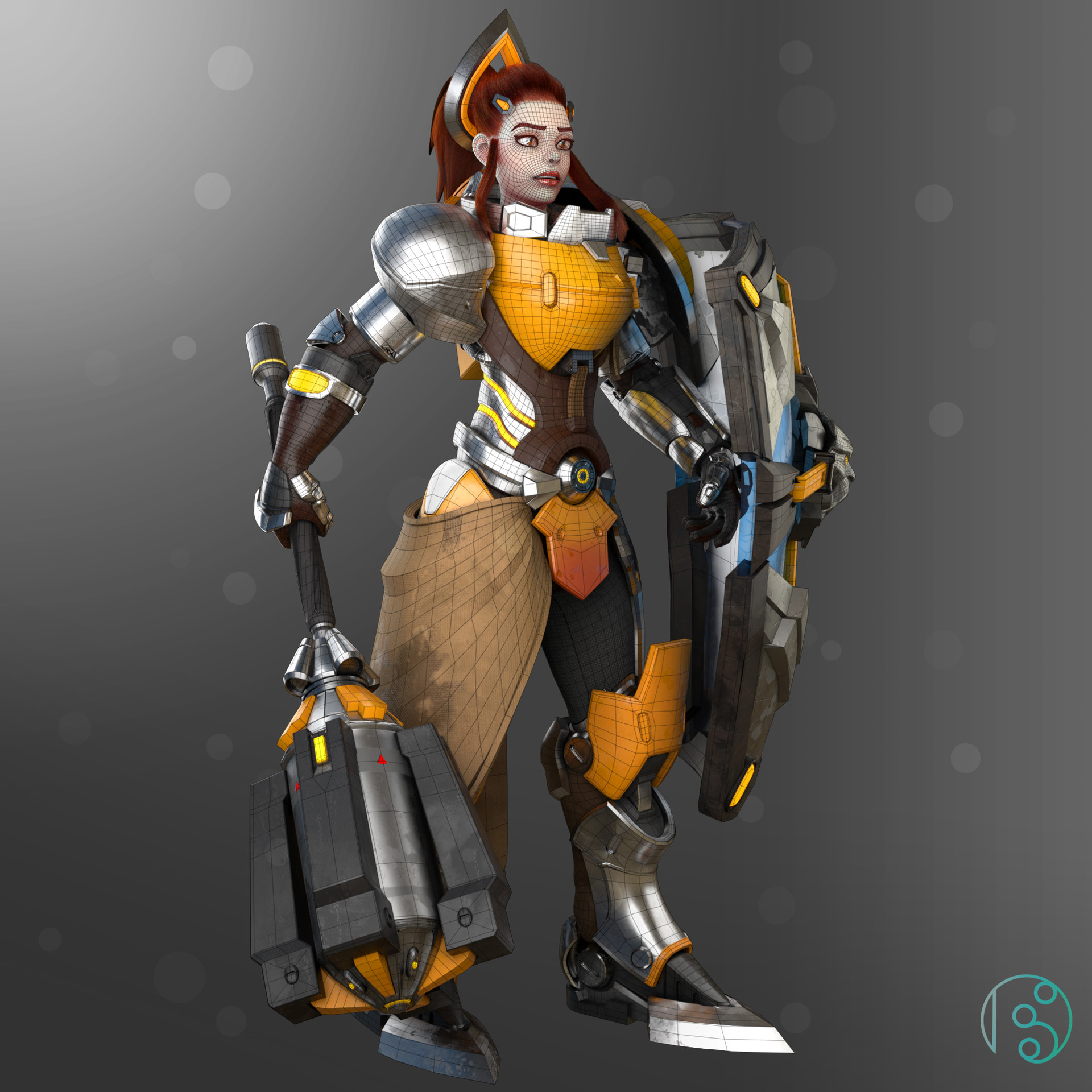 Basel Alnashashibi - Brigitte (Overwatch Fan Art)