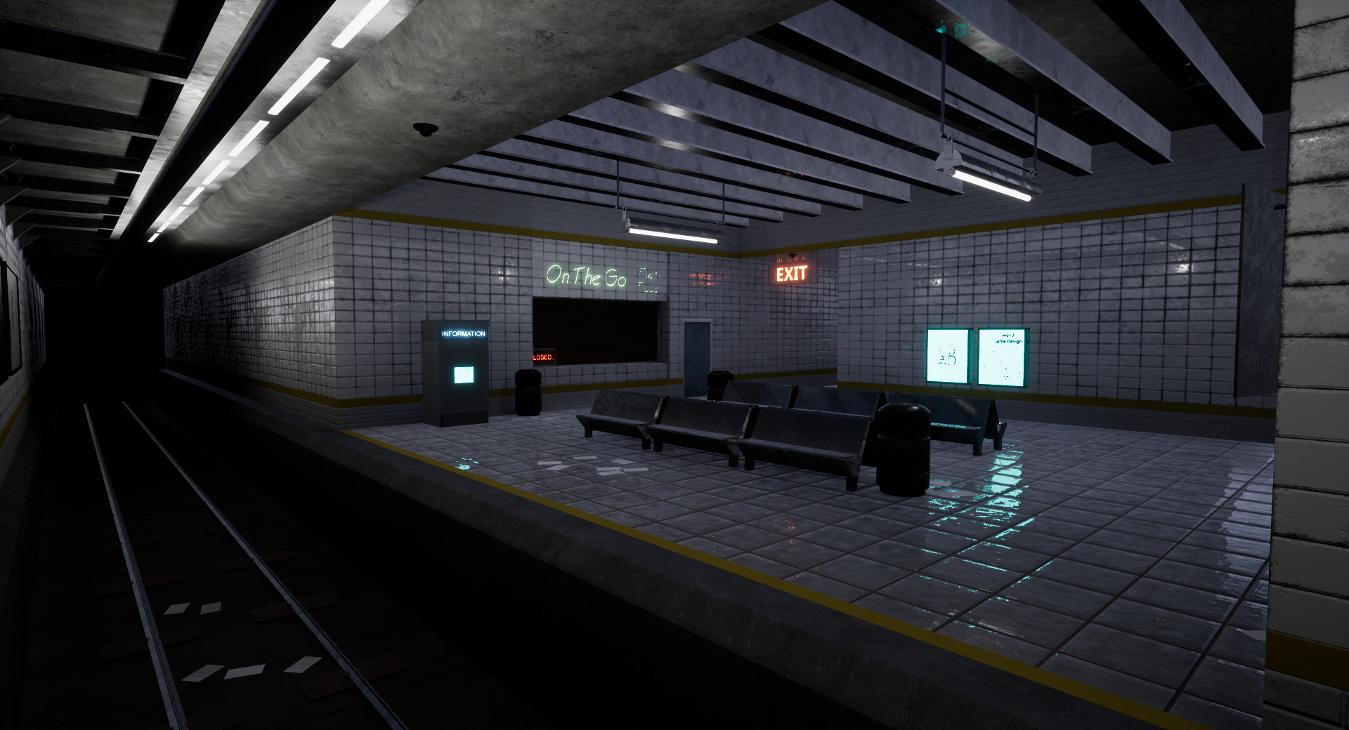 Harry Langdon - Interactive Subway Environment