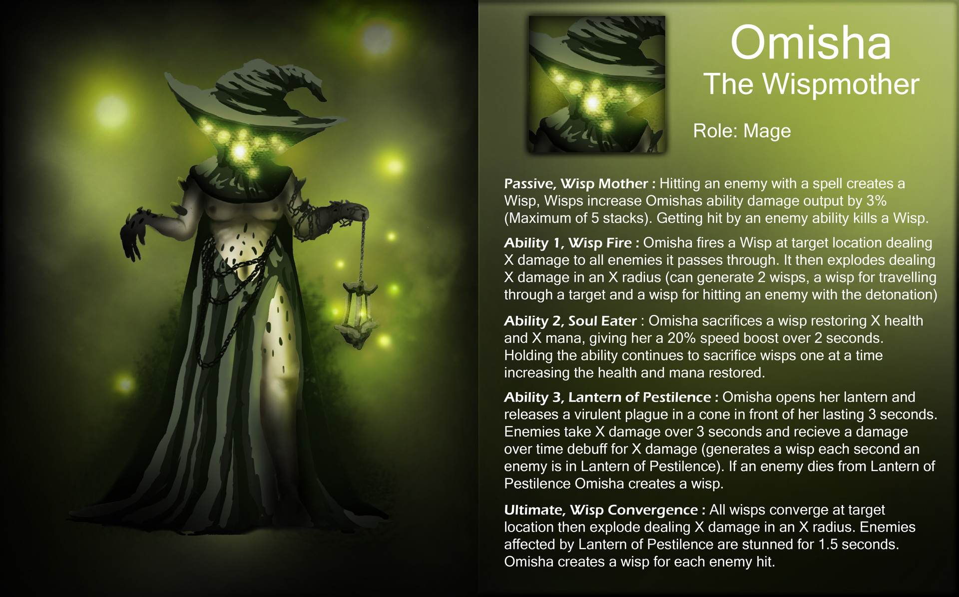 ArtStation - Omisha, The Wispmother