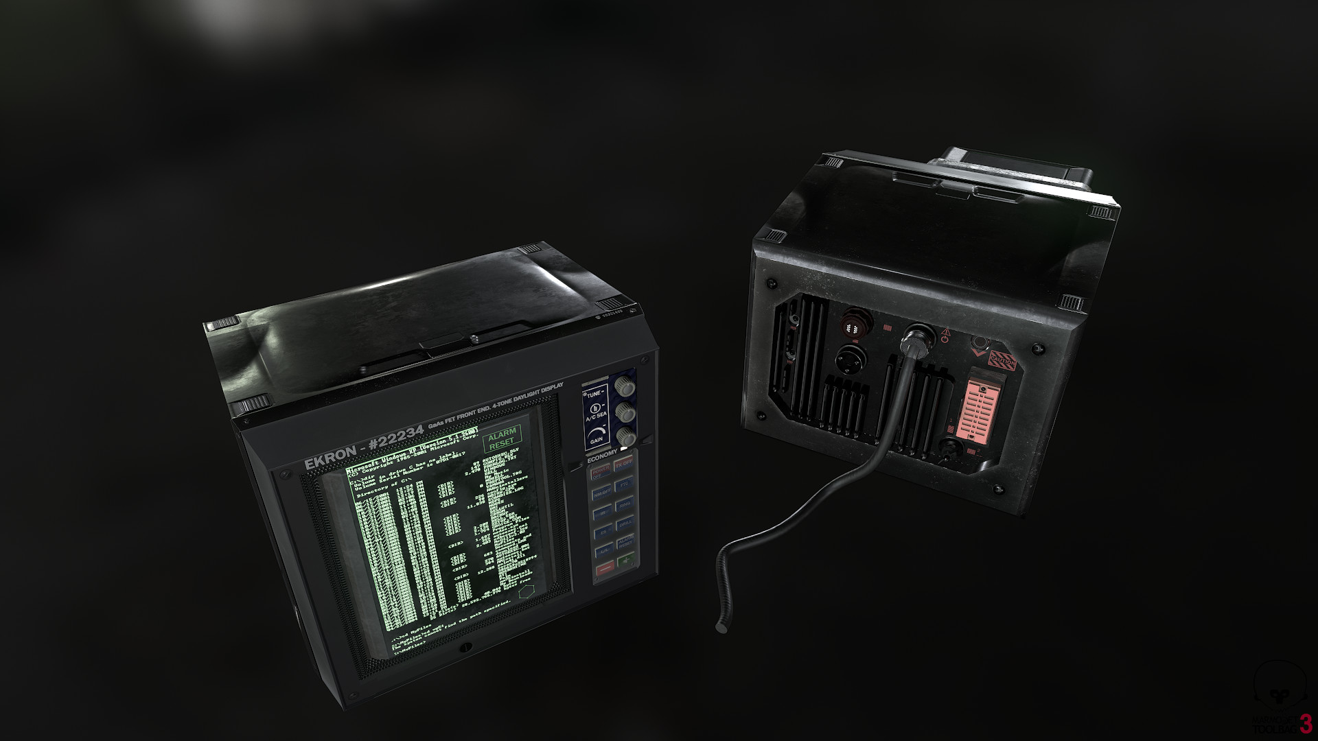 ArtStation - Werid 80's Boat Radar