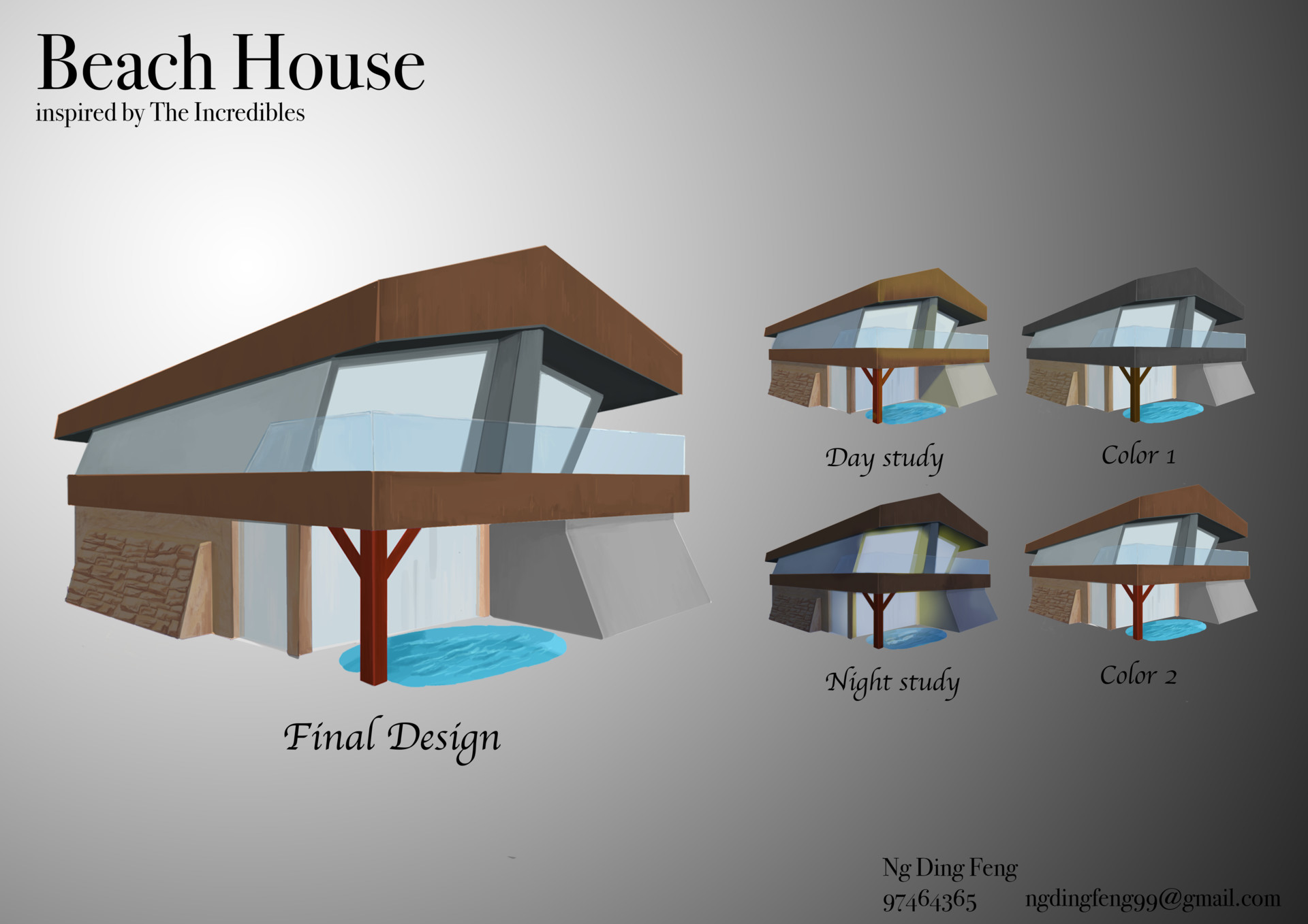 ArtStation - Beach House concept
