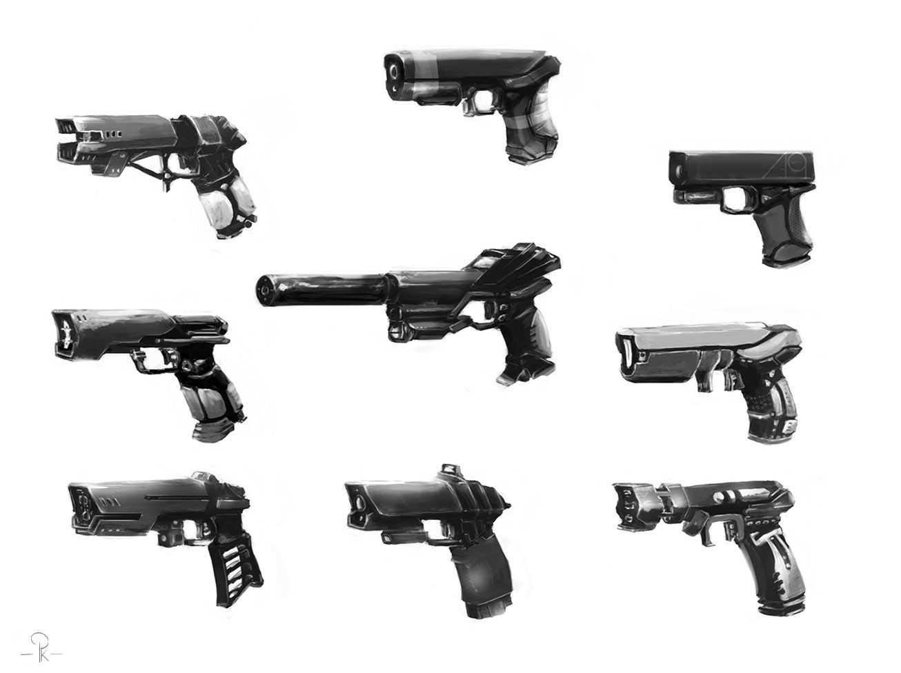 ArtStation - Pistols