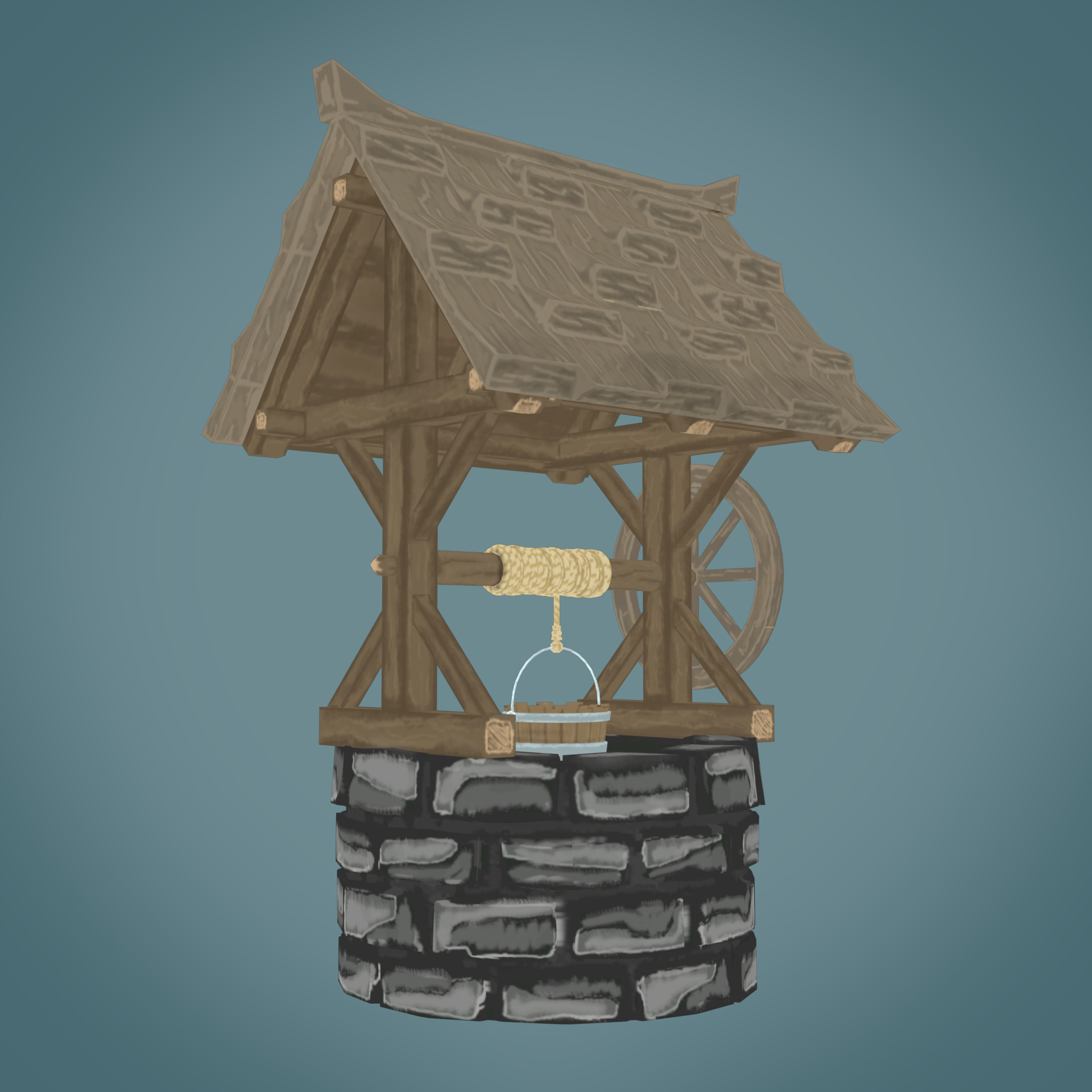 ArtStation - Stylized Well