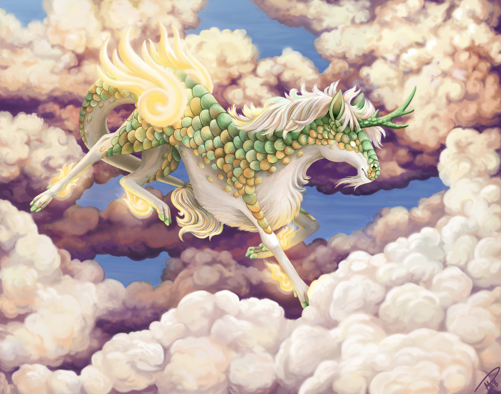 ArtStation - Celestial Kirin