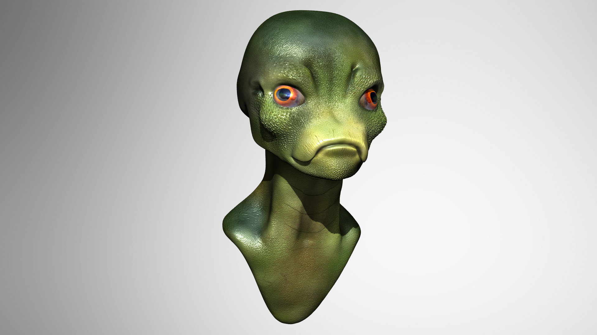 ArtStation - Amphibian Alien