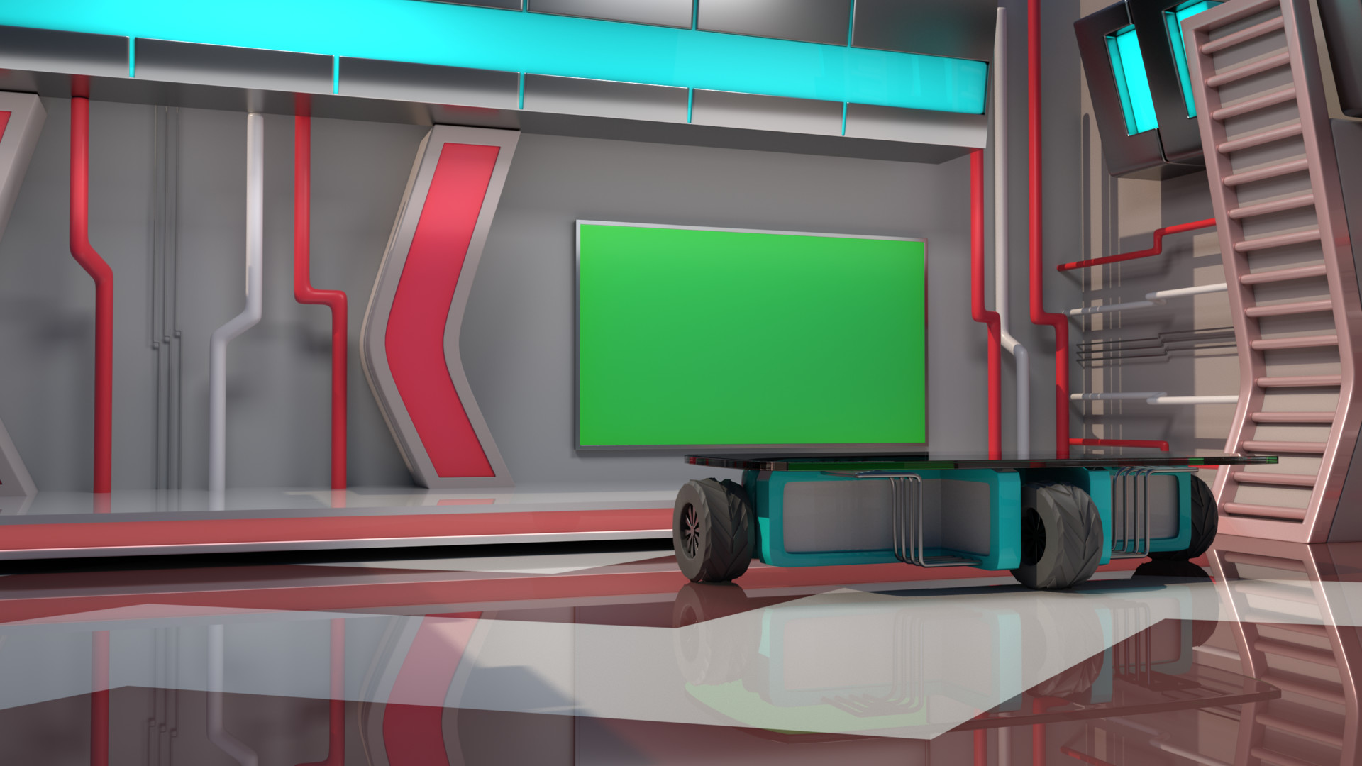 ArtStation - Virtual TV Set