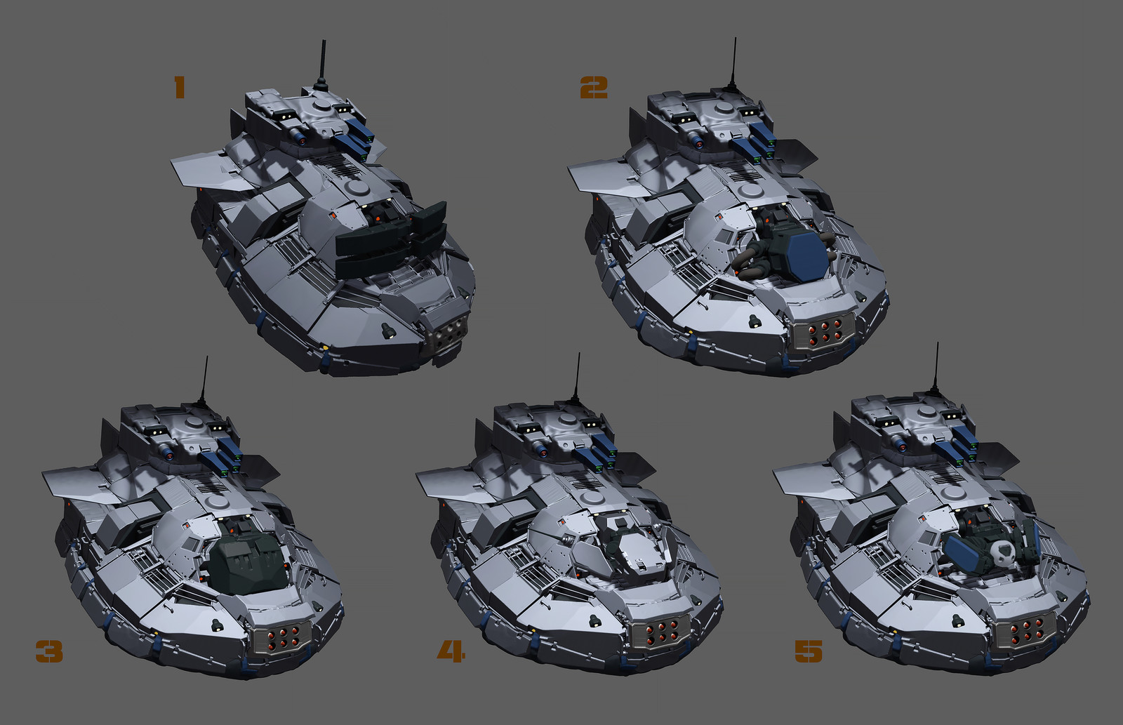 Marco Mazzoni - BATTLETECH - Vehicles and turrets