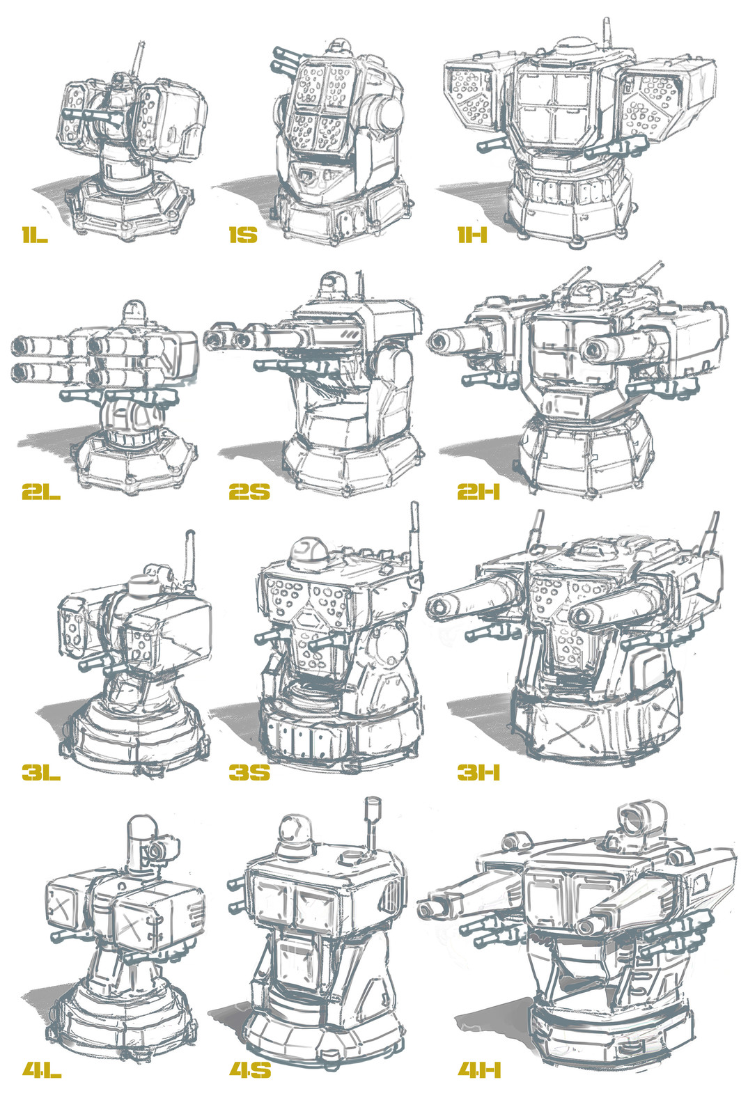Marco Mazzoni - BATTLETECH - Vehicles and turrets
