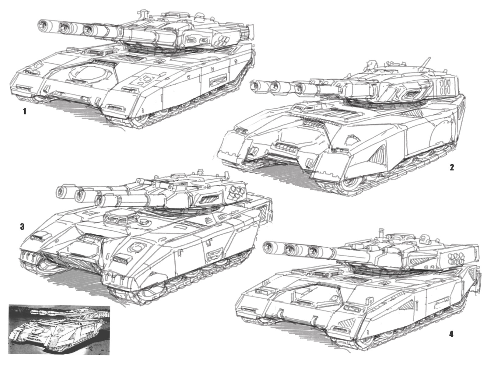 Marco Mazzoni - BATTLETECH - Vehicles and turrets