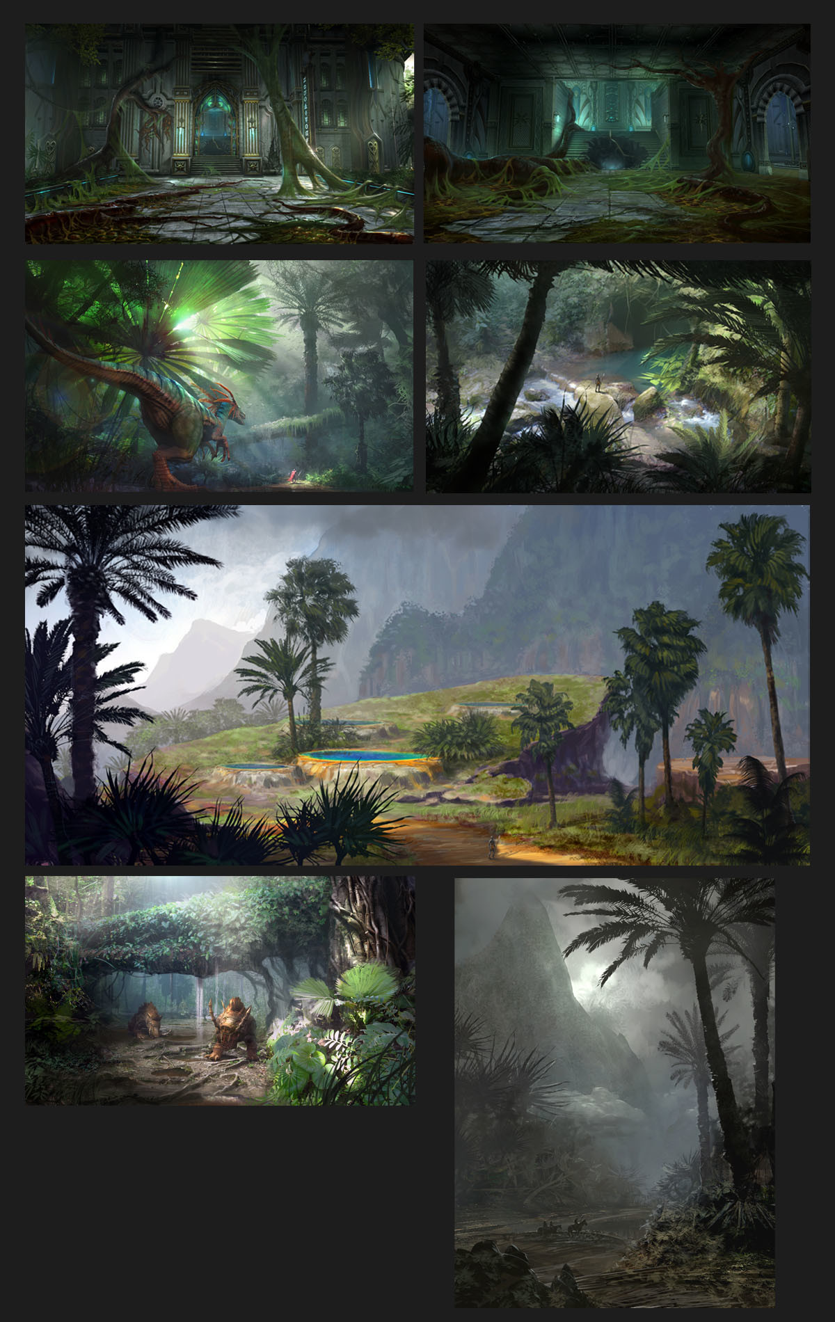 ArtStation - Jungle concept