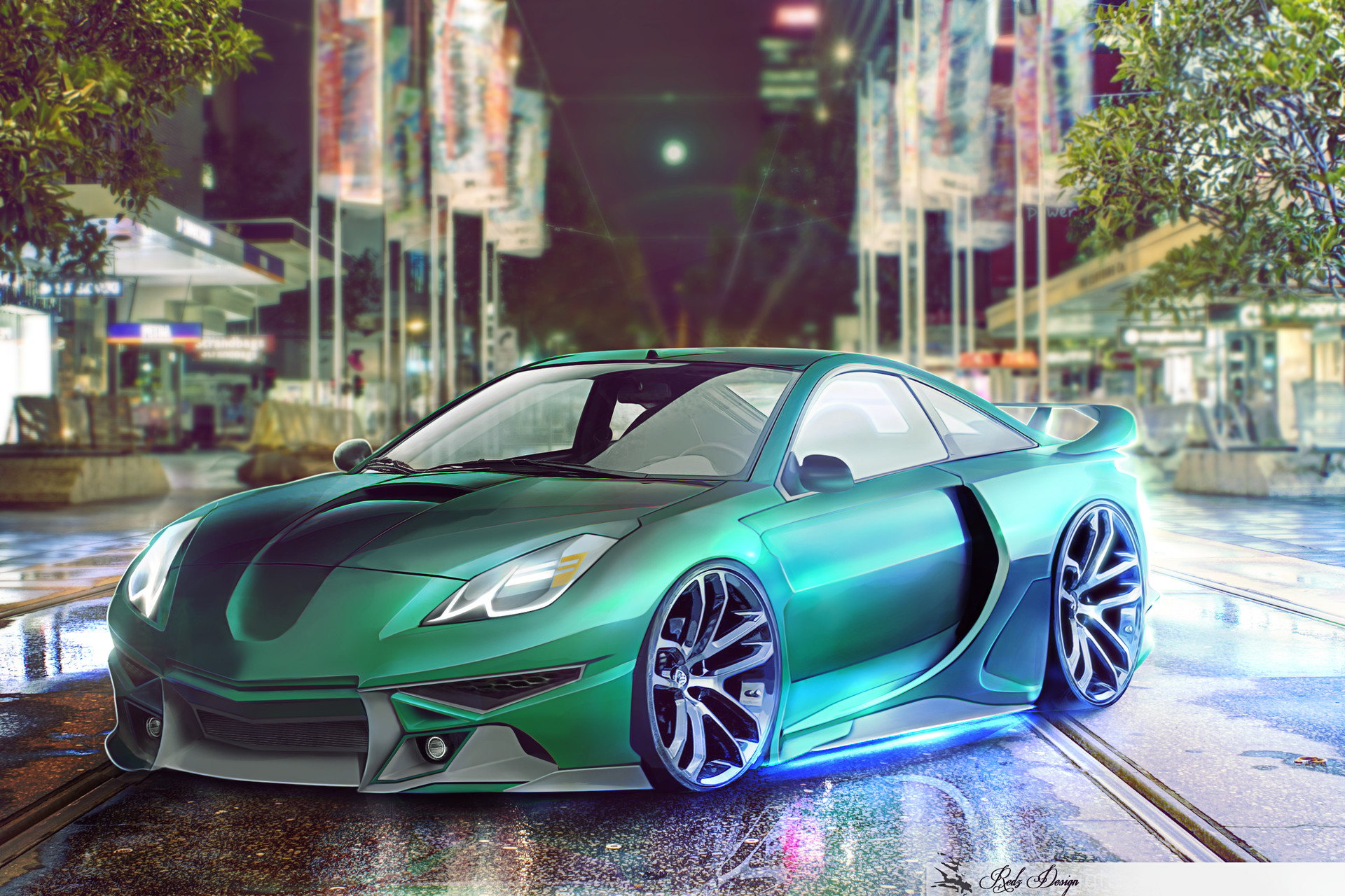 ArtStation - Toyota Celica Need for speed