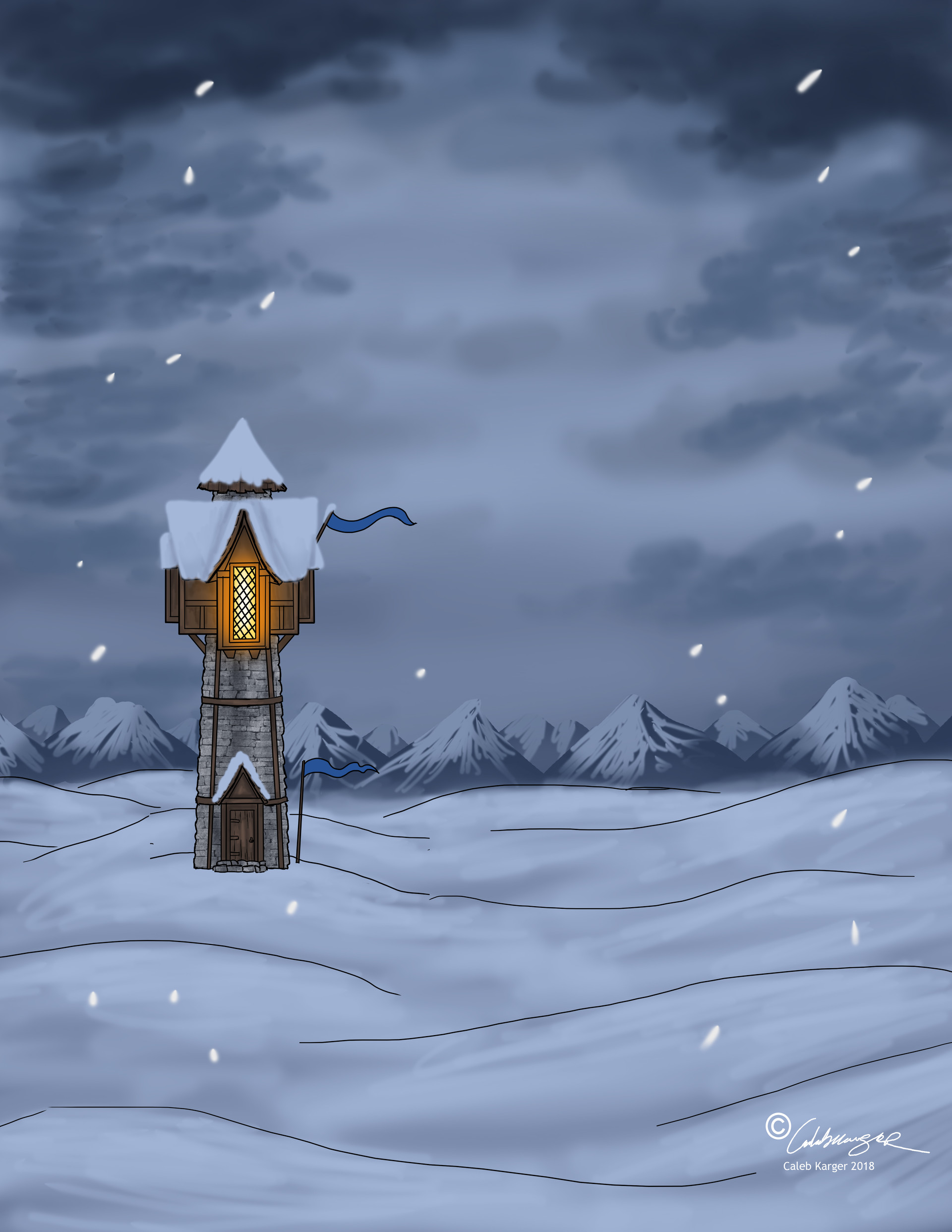 ArtStation - Lonely tower