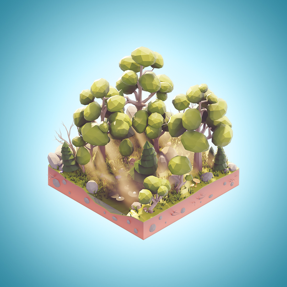 ArtStation - Isometric Forest