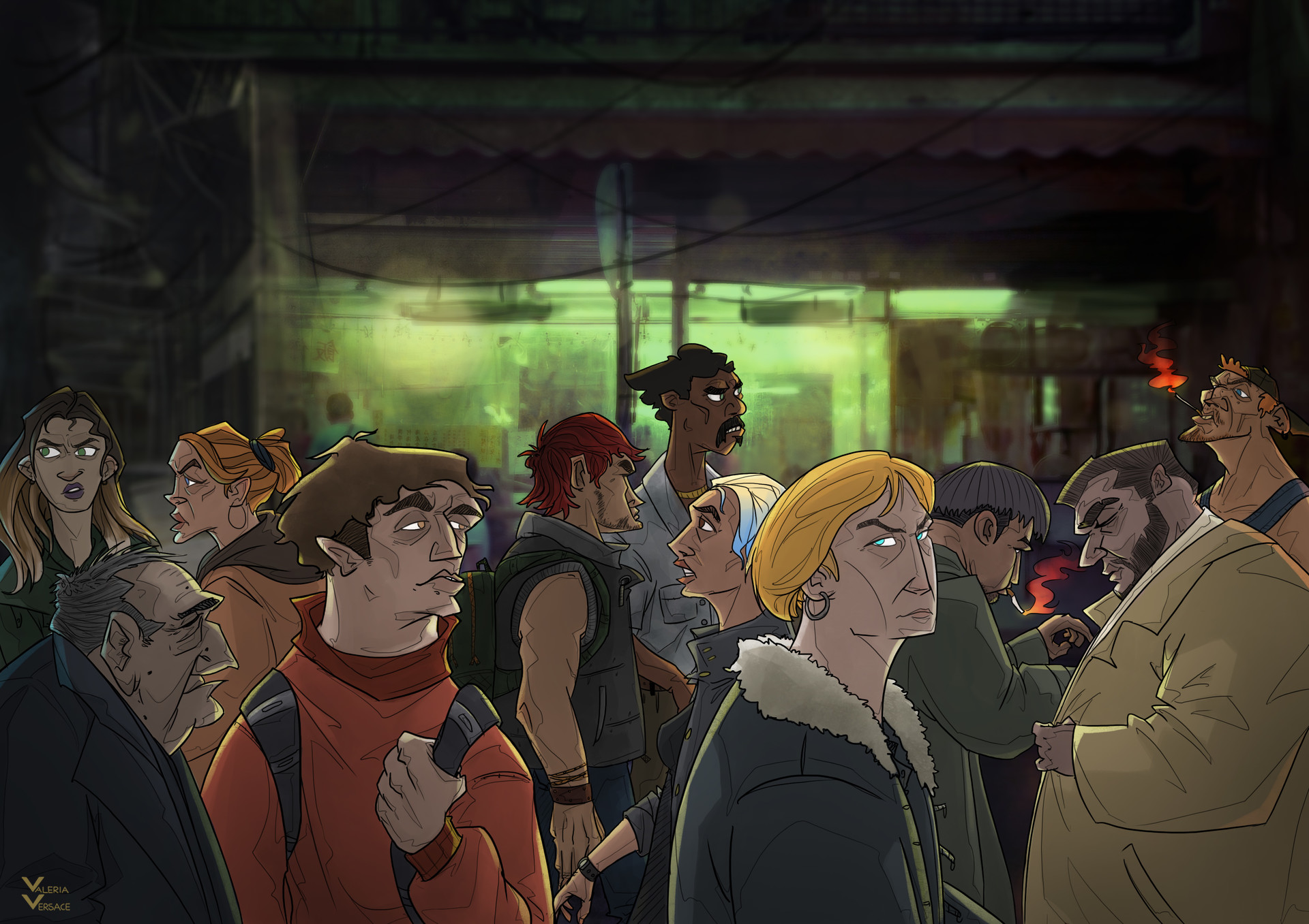 ArtStation - Crowd People