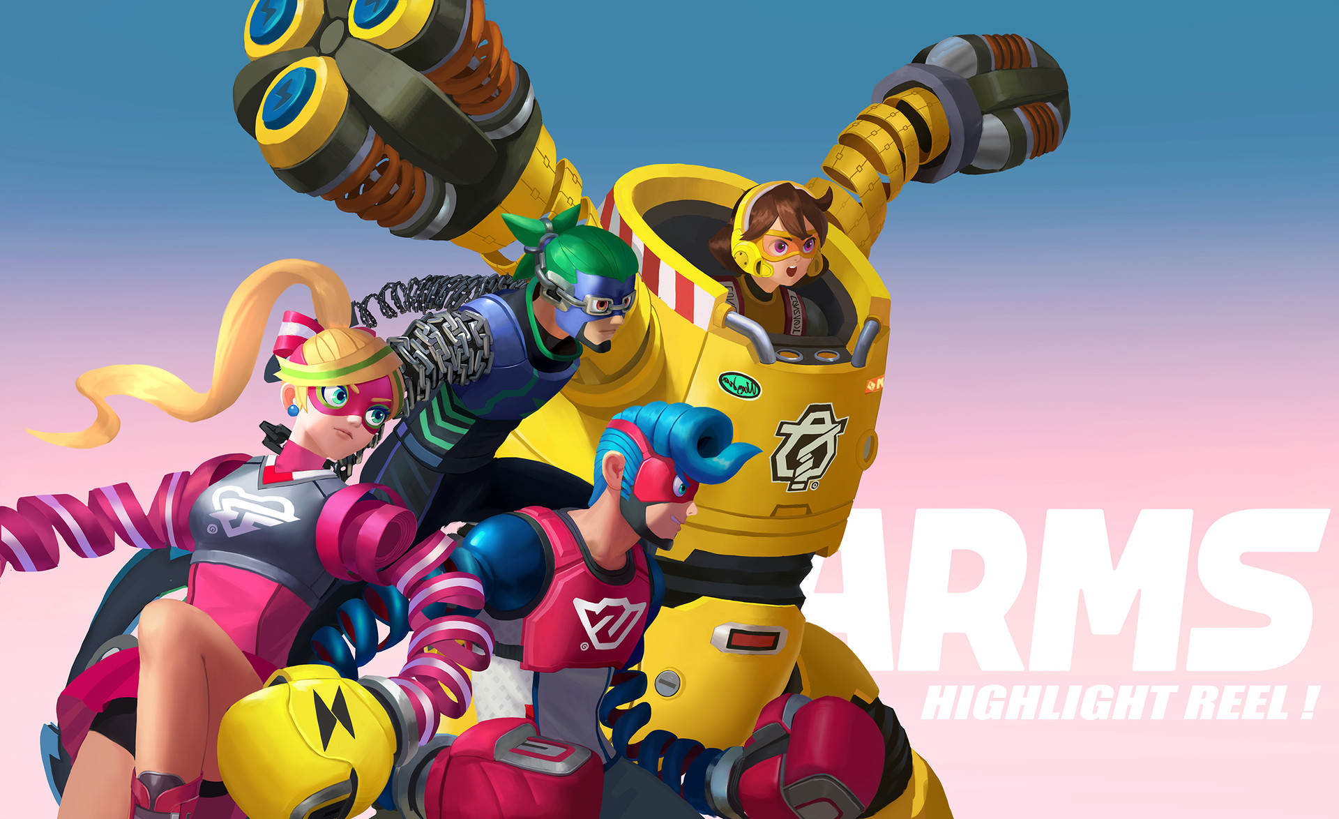 ArtStation - ARMS fun art