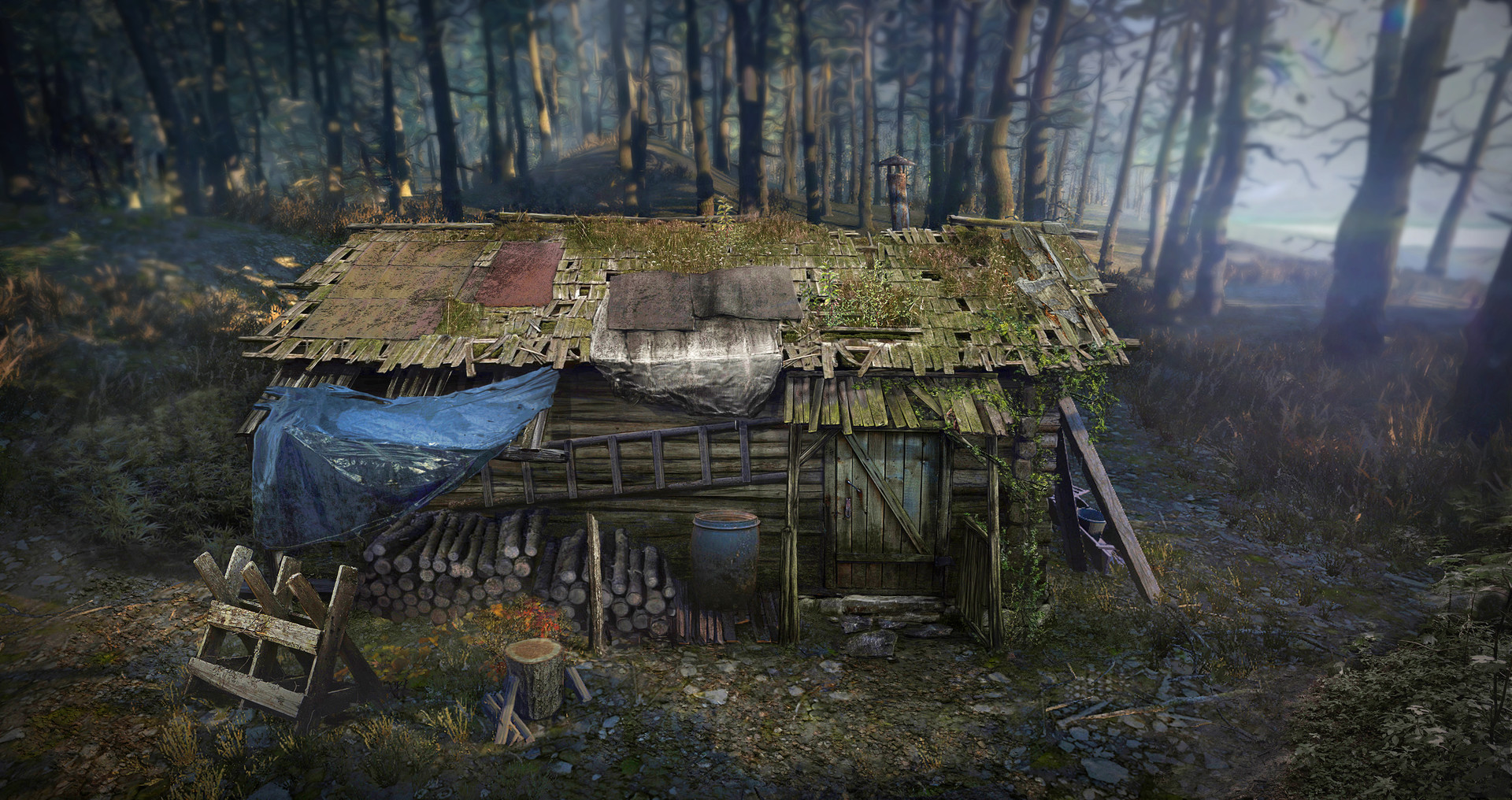 ArtStation - hunter house