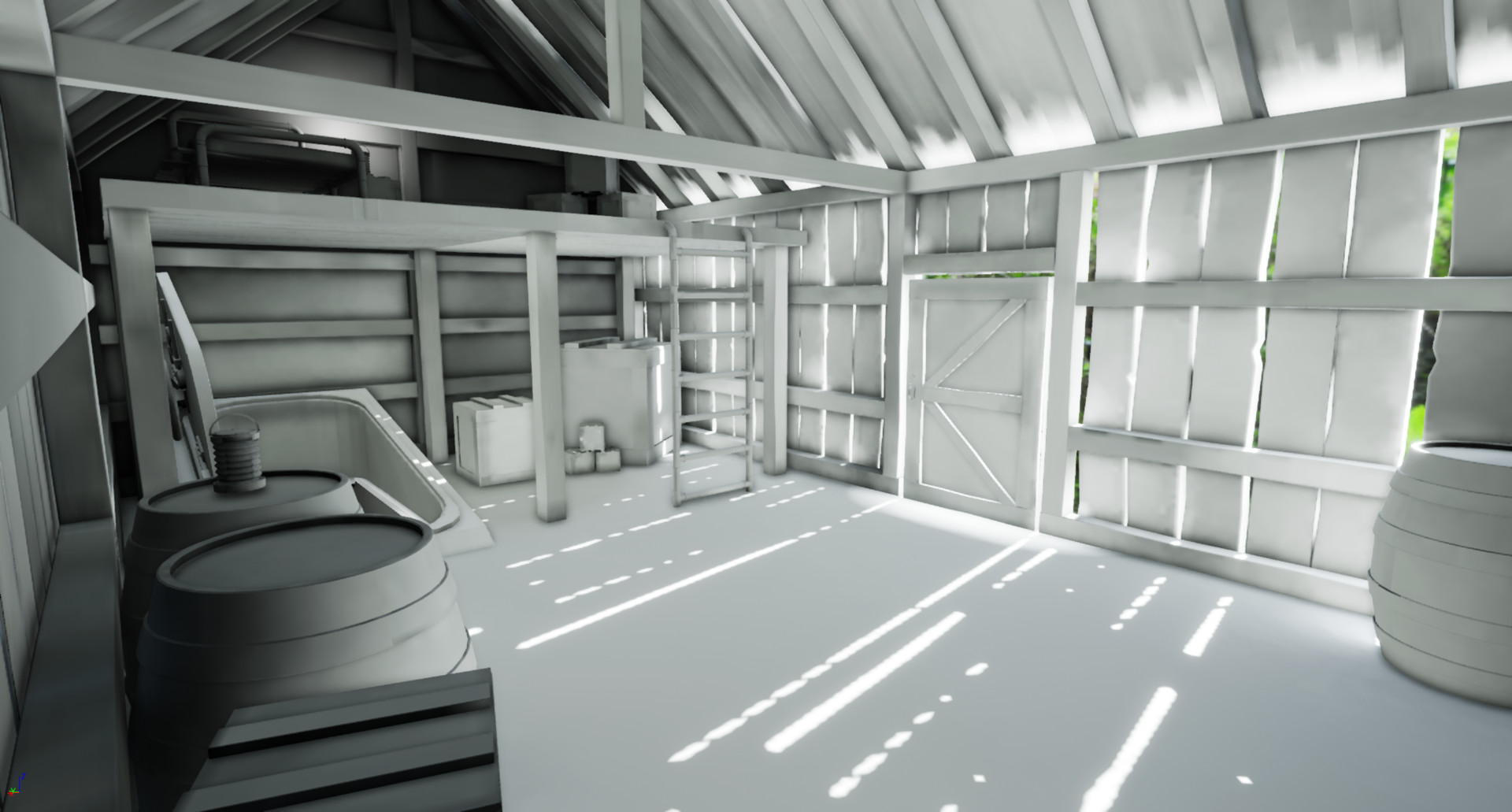 Zak Loiselle - (WIP Game Environment) Apocalypse prepper Hermit Shack ...