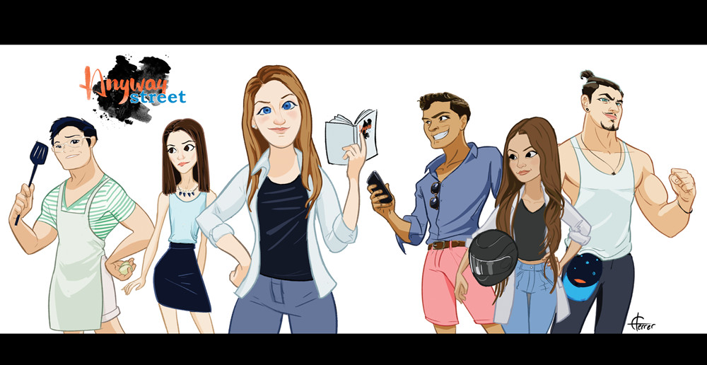 ArtStation - Anyway Street Character Designs