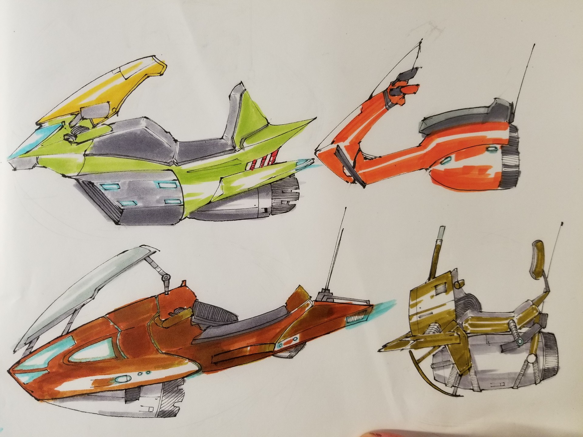 ArtStation - Rocket Cycle Concepts