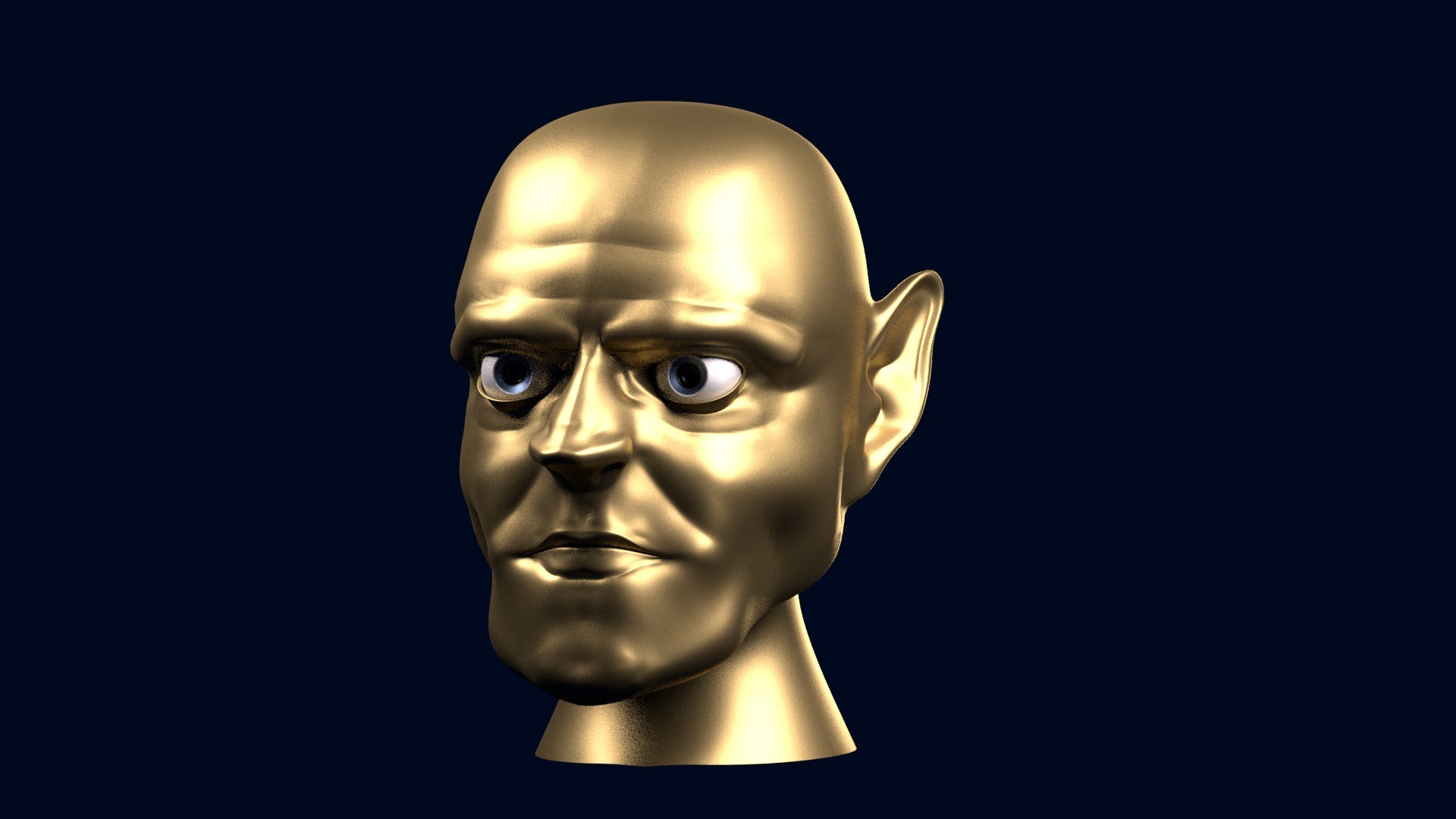 ArtStation - Golden Elf - Sculpture