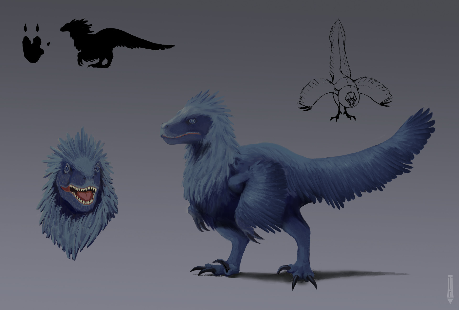 ArtStation - Raven Raptor Set