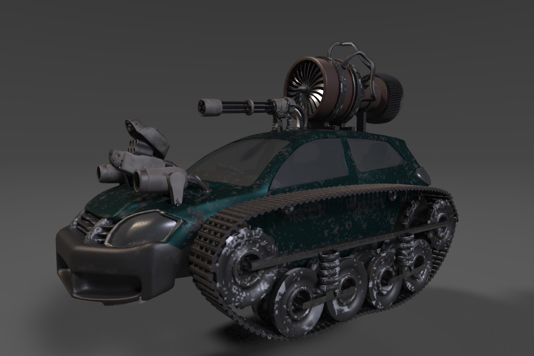 ArtStation - Apocalyptic car