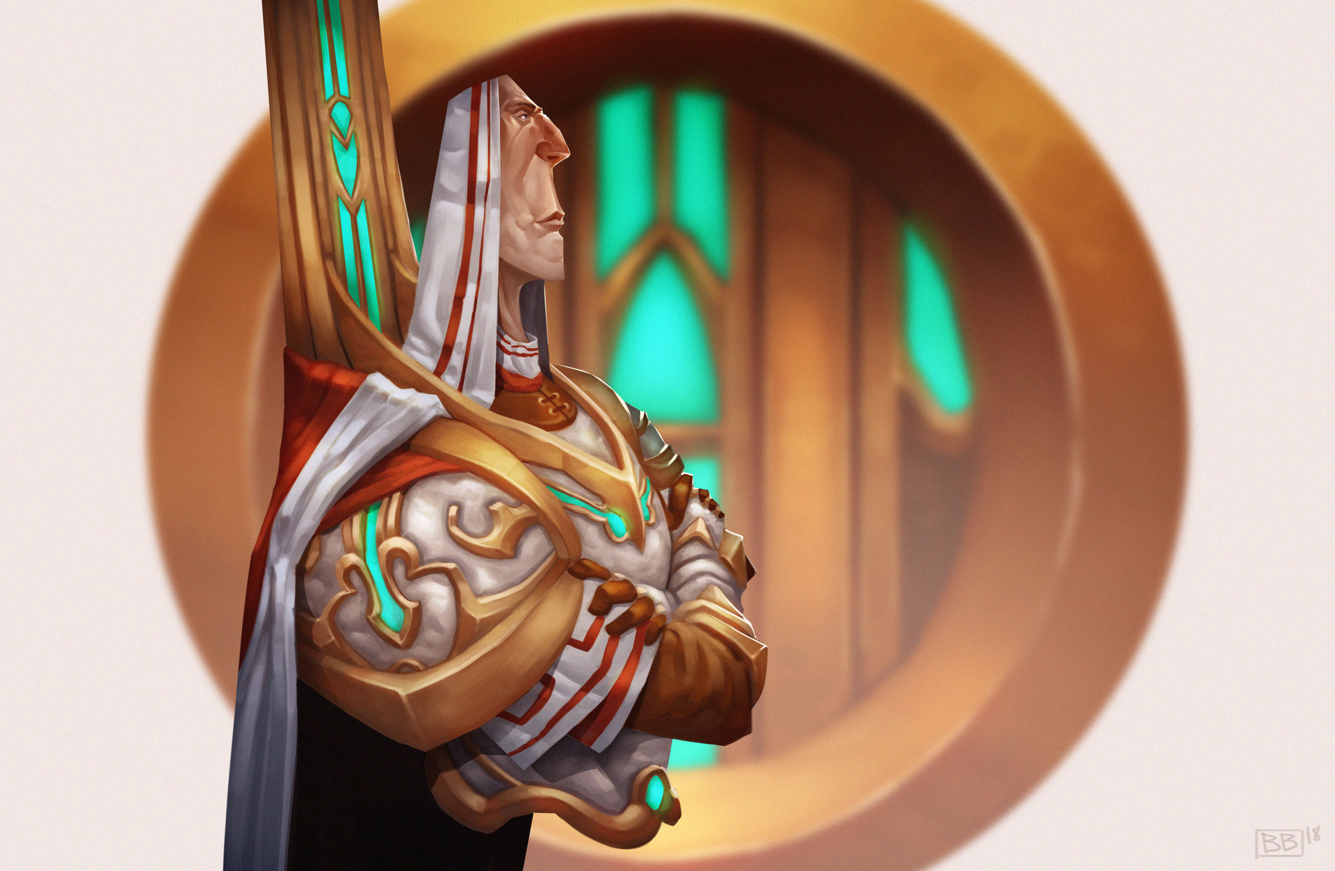 ArtStation - Tall Face Knight