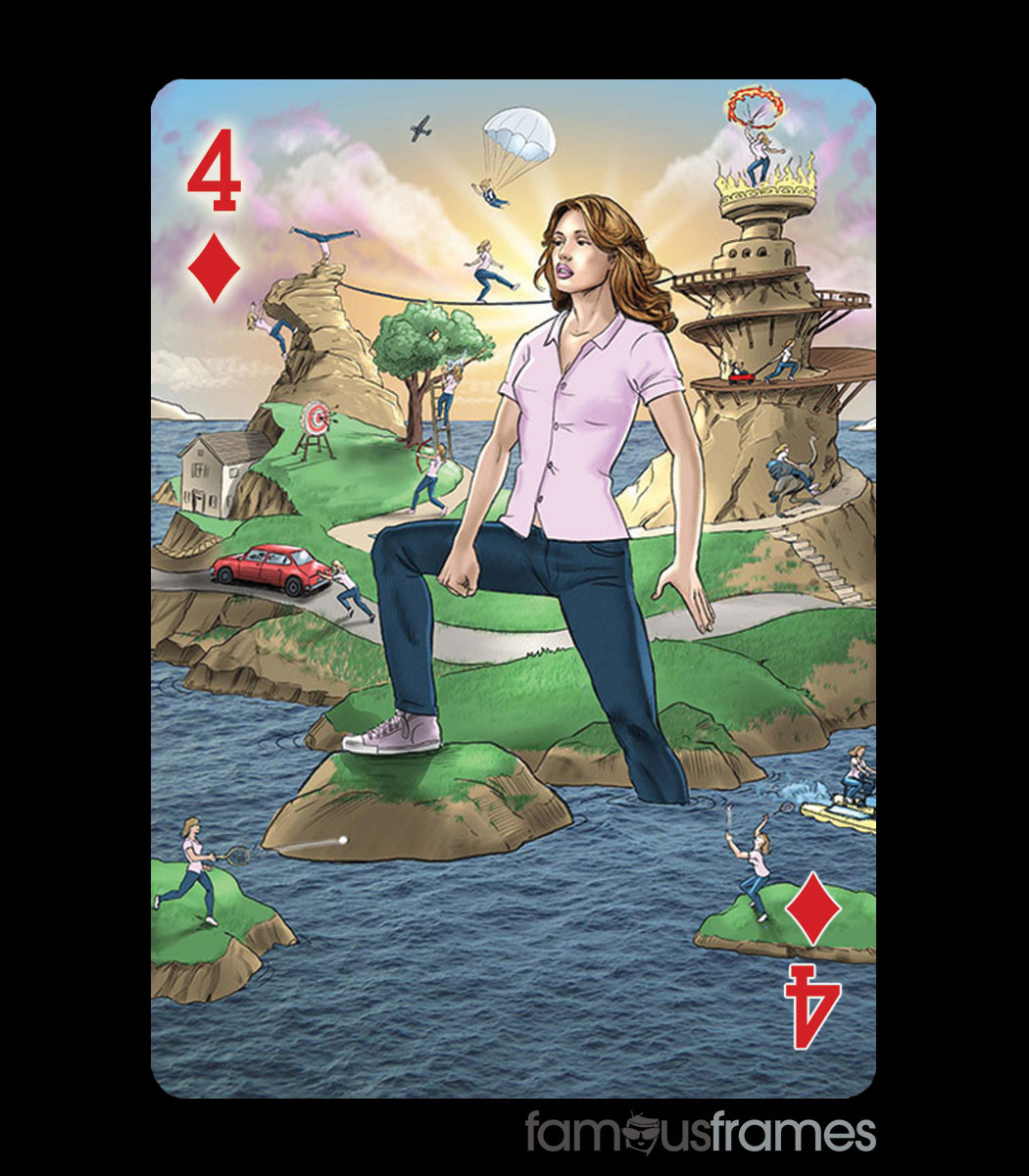 ArtStation - Famous Frames Illustrated Playing Cards