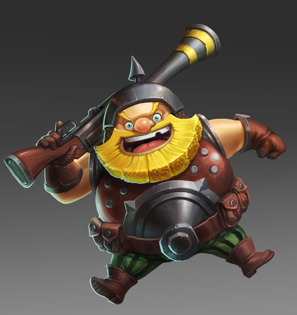 ArtStation - Dwarf - Rifle