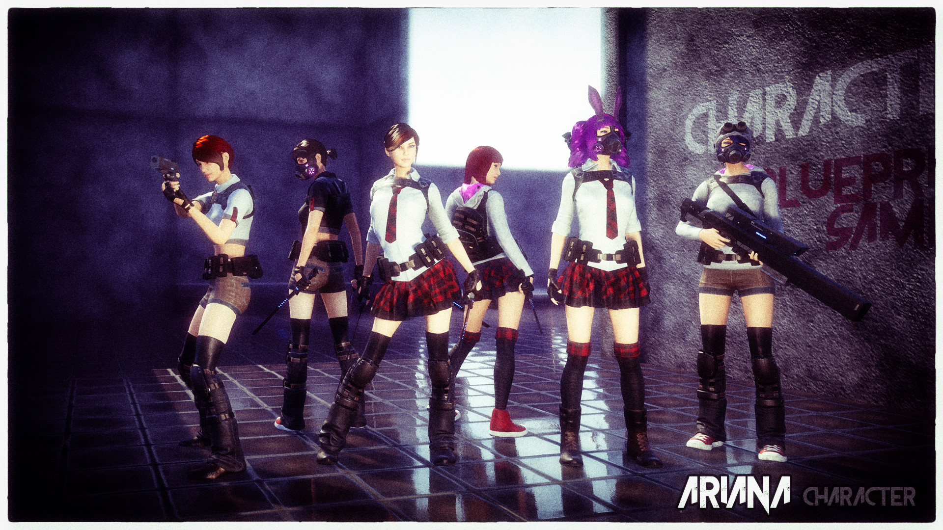 Quang Phan - Ariana Character UE4/Unity5