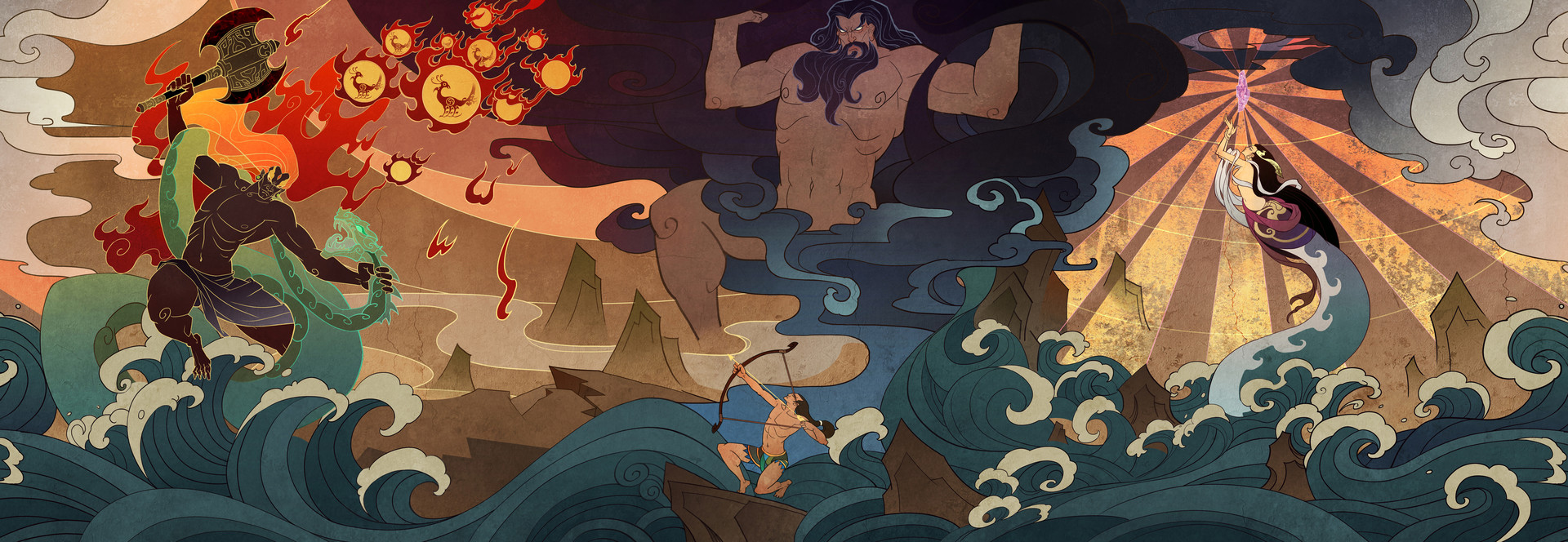 ArtStation - The ancient China myth