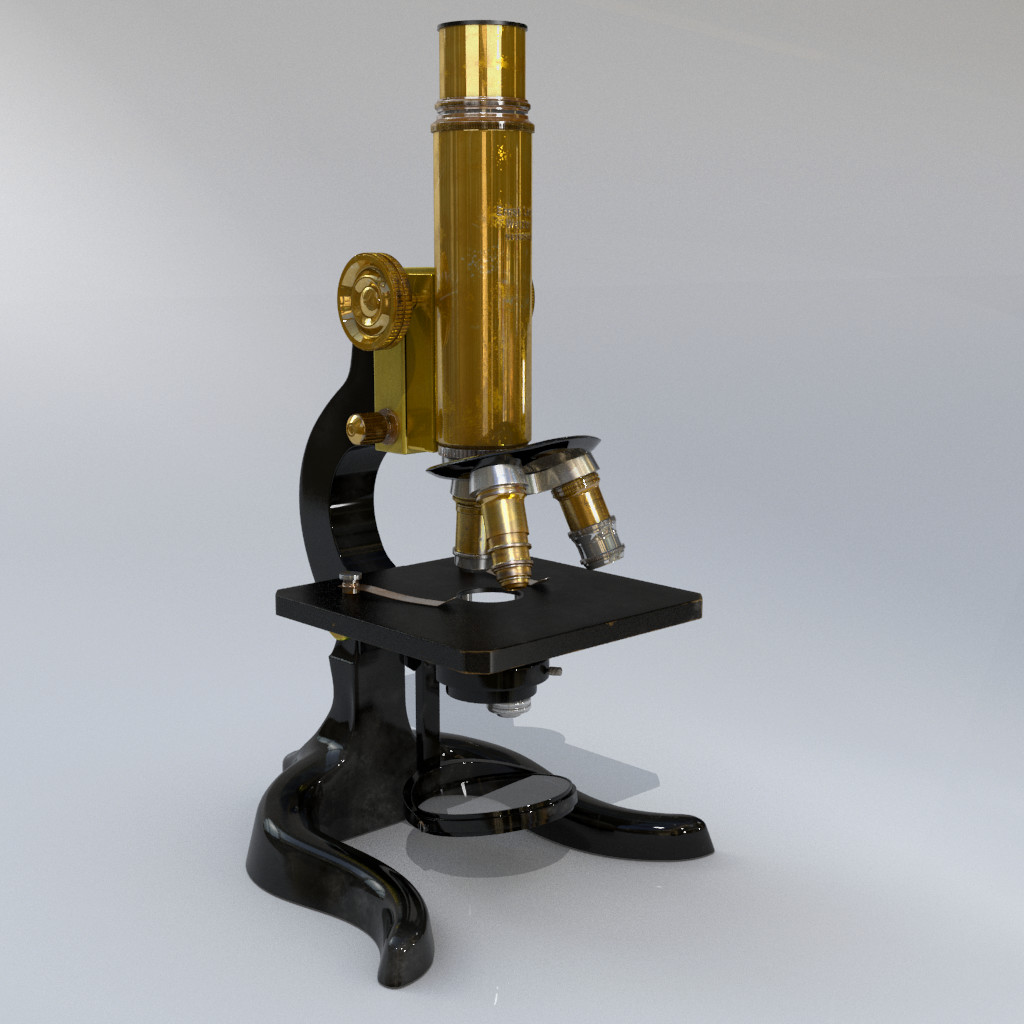 ArtStation - Antique Microscope