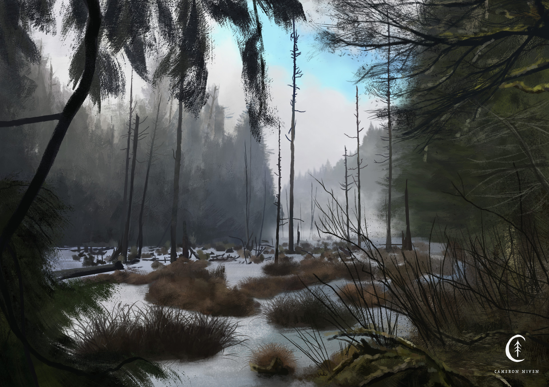 ArtStation - The Swamp Lake