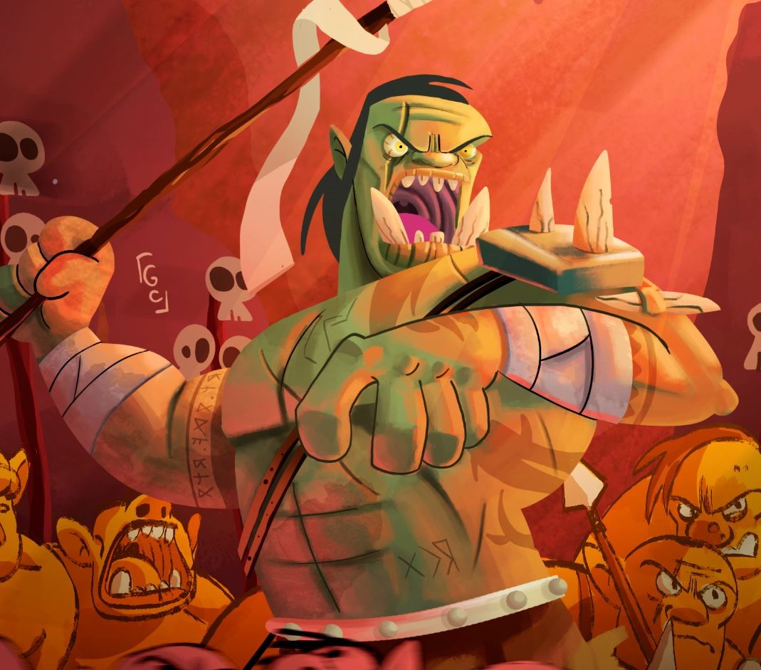 ArtStation - Orc Battle