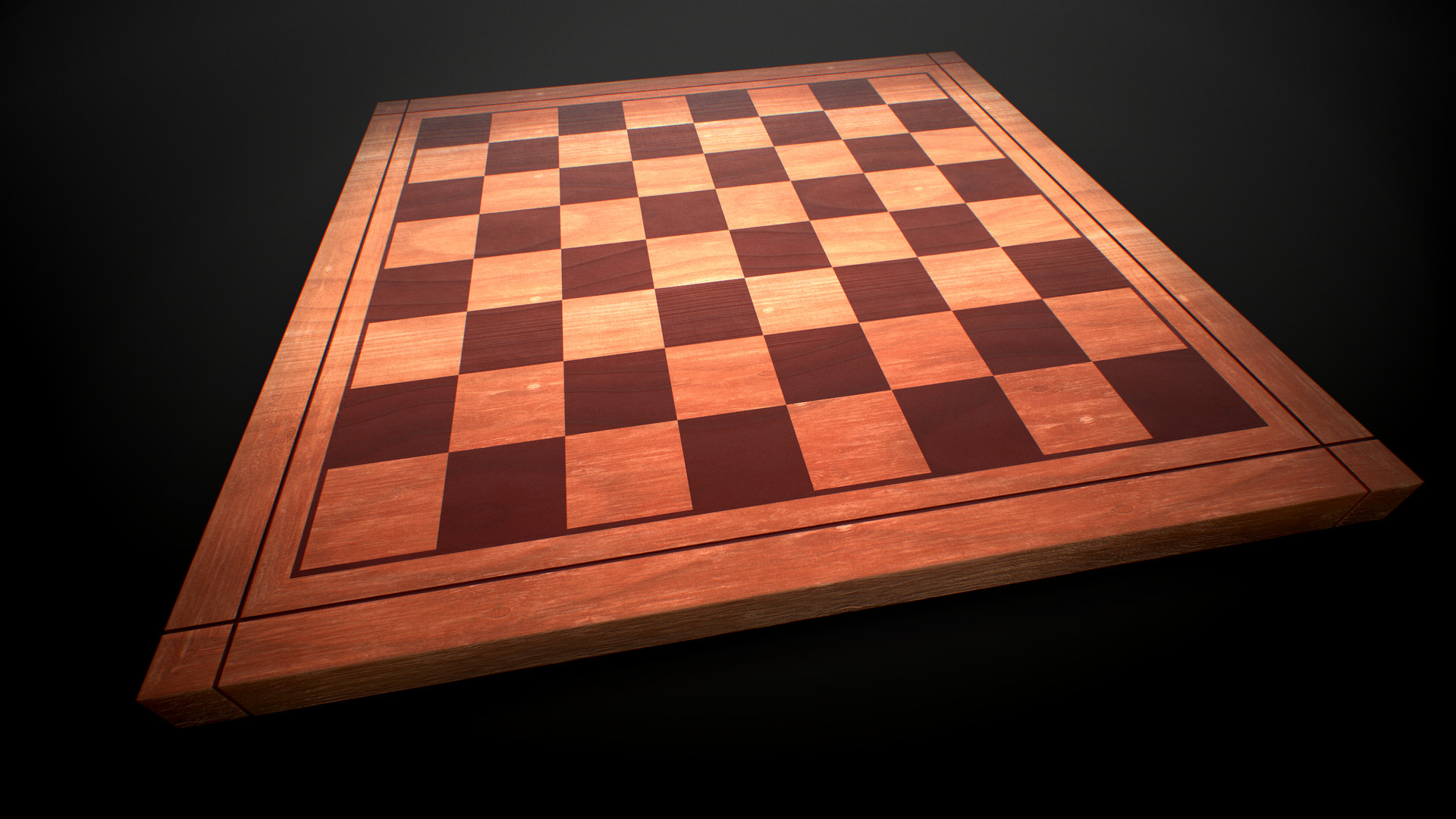 Travis Bridges - Wooden Chess Set: Board and Pieces (7/7)