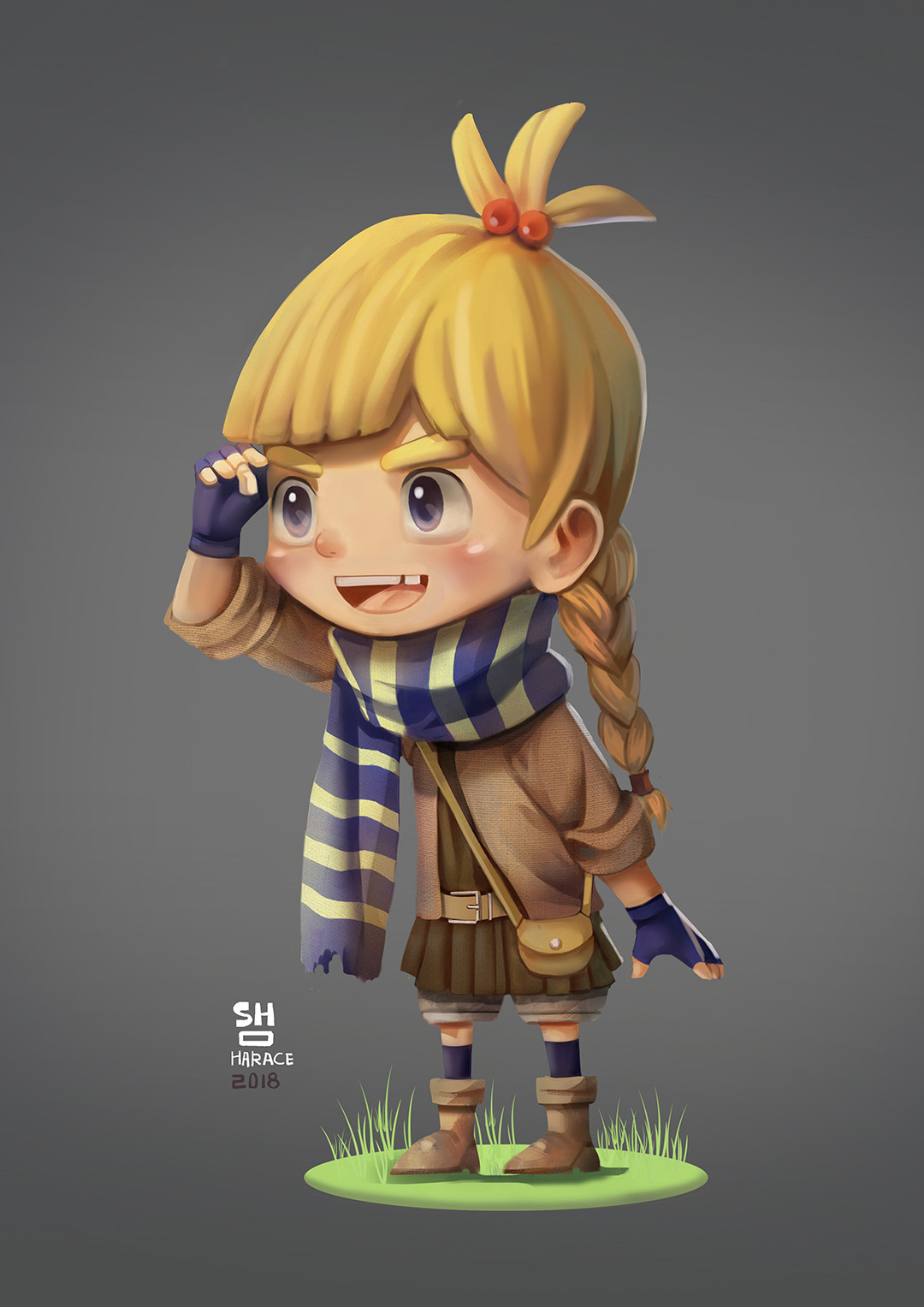 ArtStation - Character Design-Little Adventure Girl