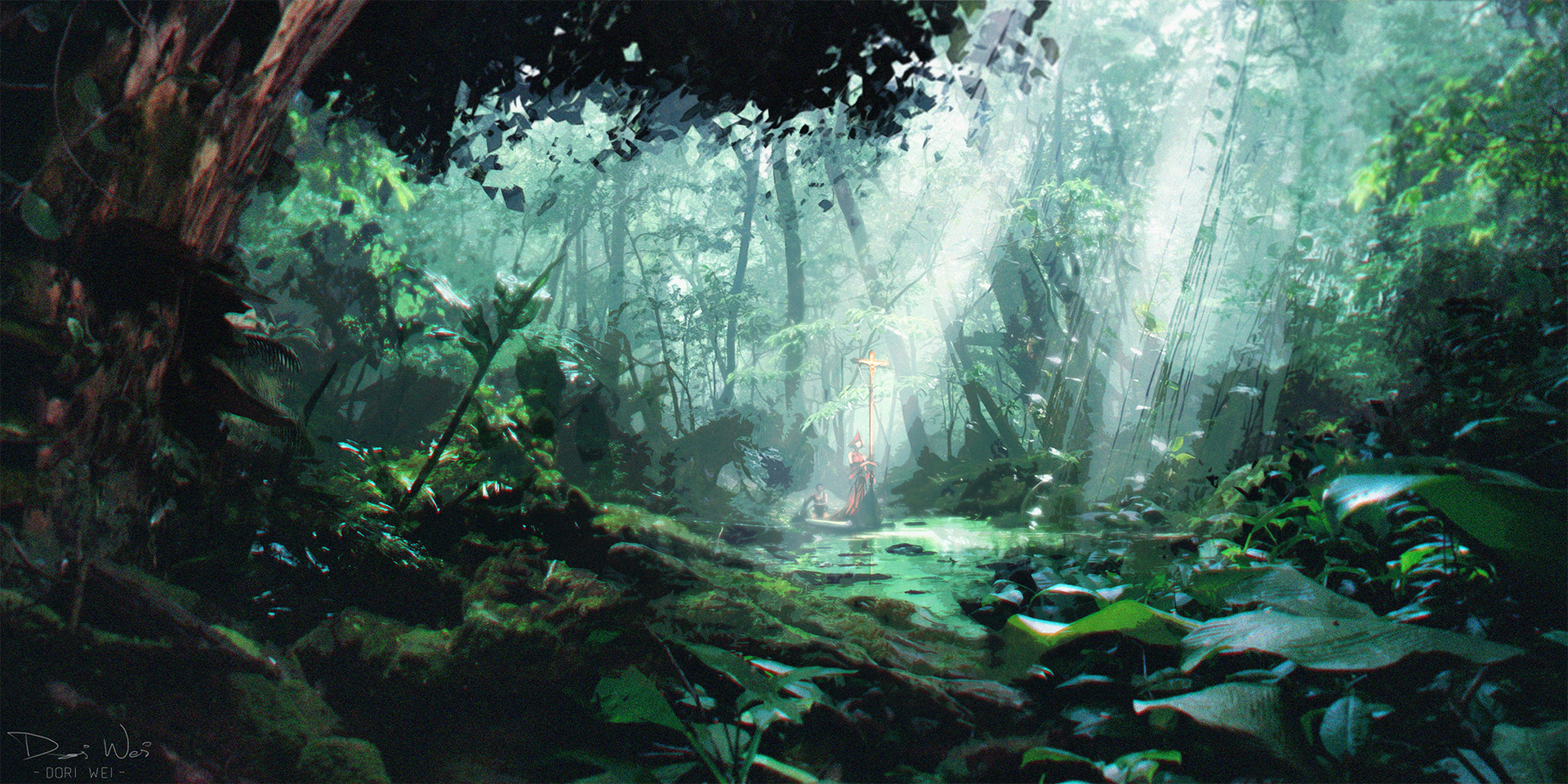 ArtStation - Jungle sketch