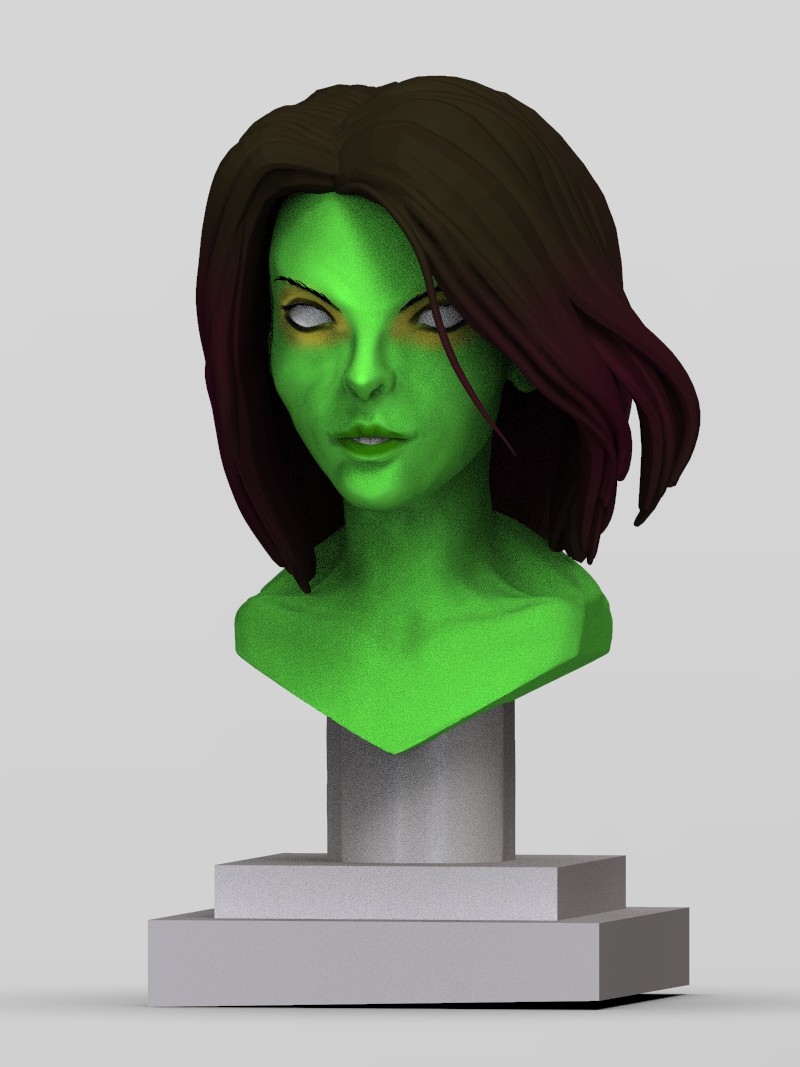 ArtStation - Gamora's head