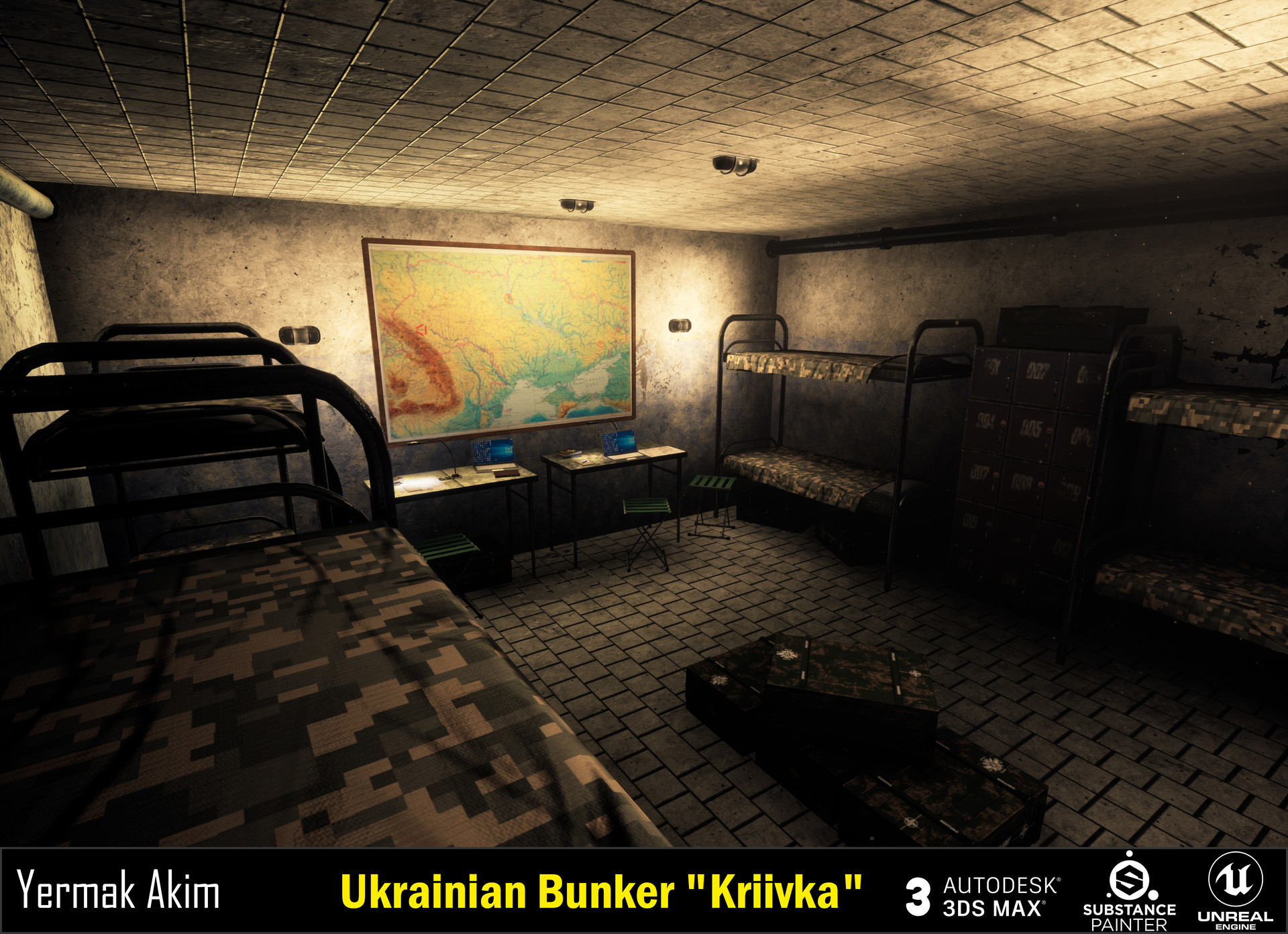 ArtStation - Ukrainian Bunker "Kriivka"