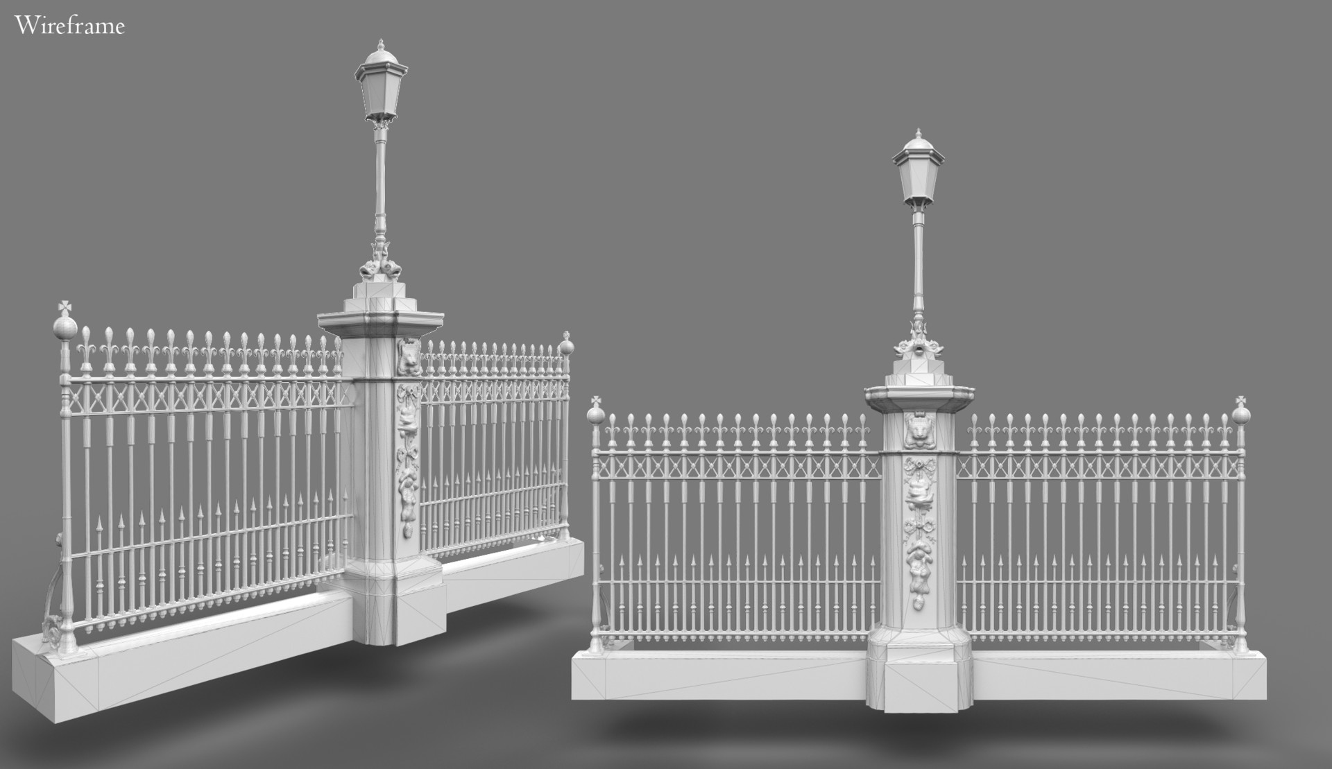 Lucas Williams - Buckingham Palace Pillar and Fencing