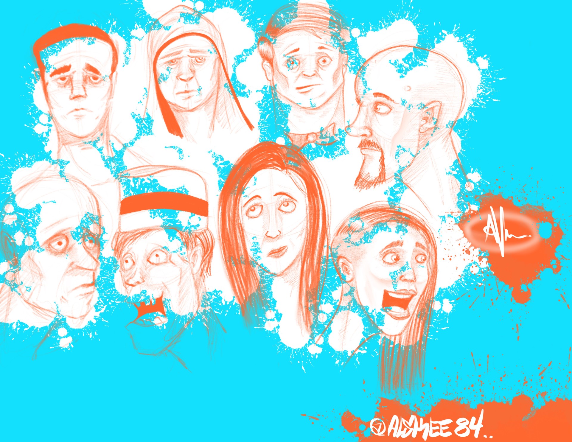 ArtStation - Random Head Sketches