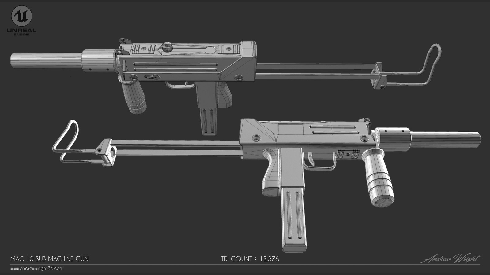 Andrew Wright - Mac 10 Sub Machine Gun