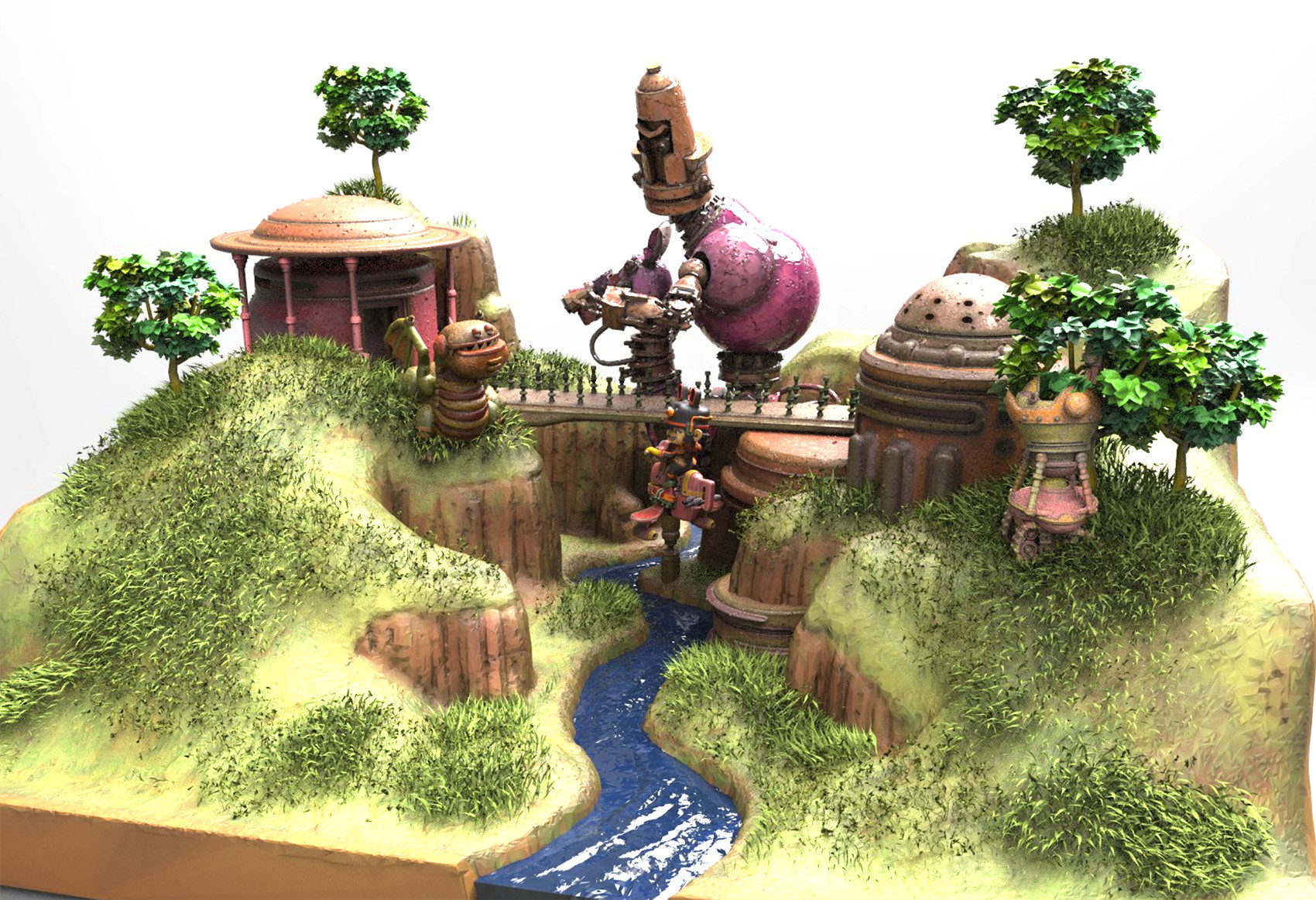 Nobuaki Fukui - Rabbit head adventure! Utilization of ZBrush for game ...