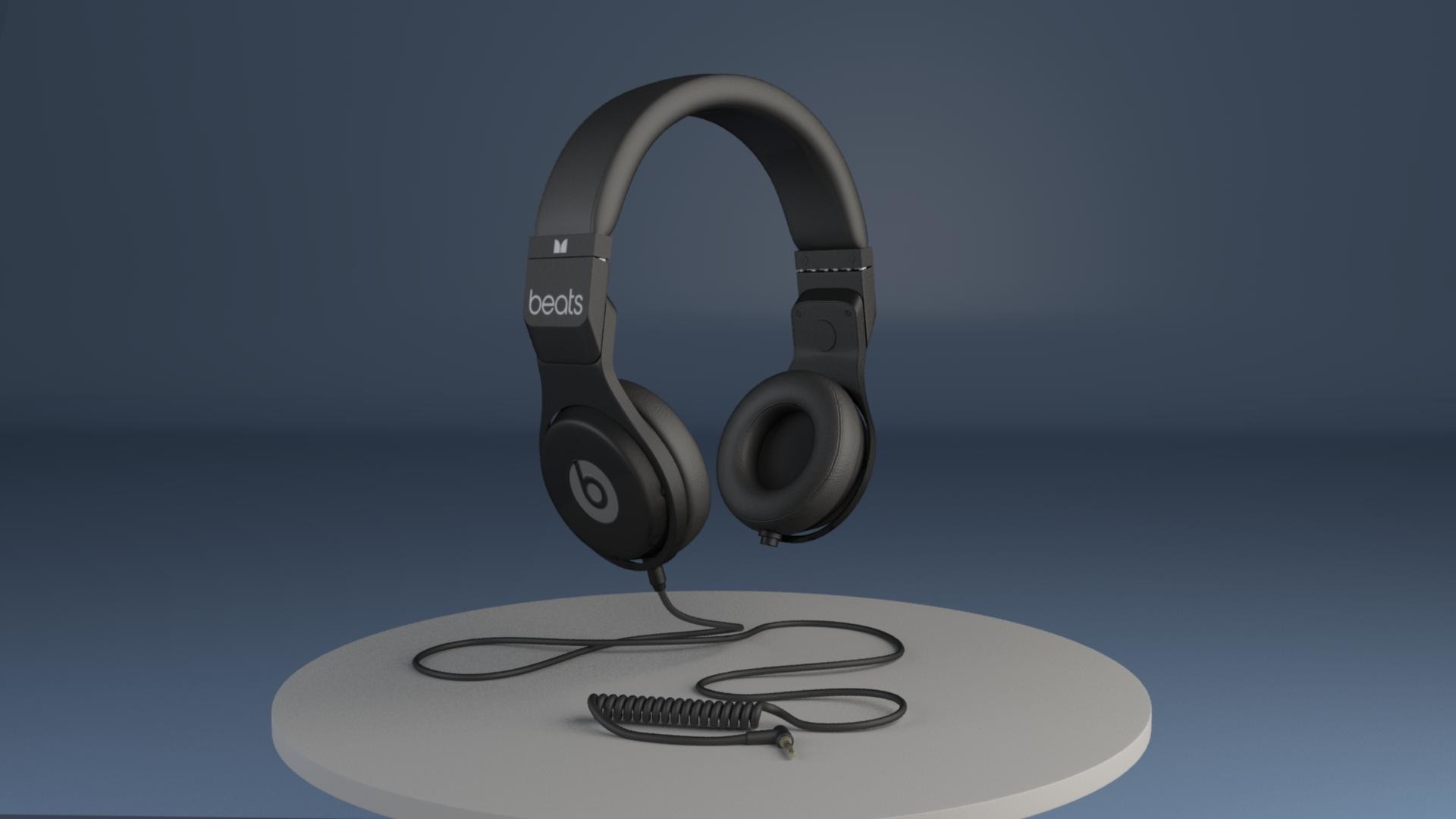 ArtStation - Beats Pro 3D Model