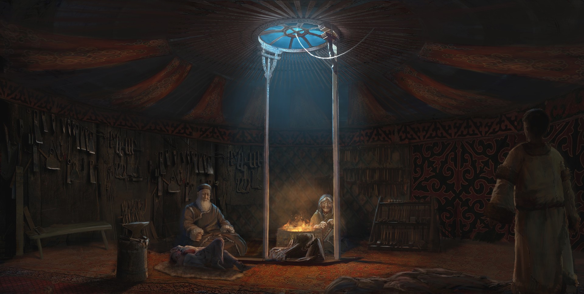 ArtStation - Mongolian yurt