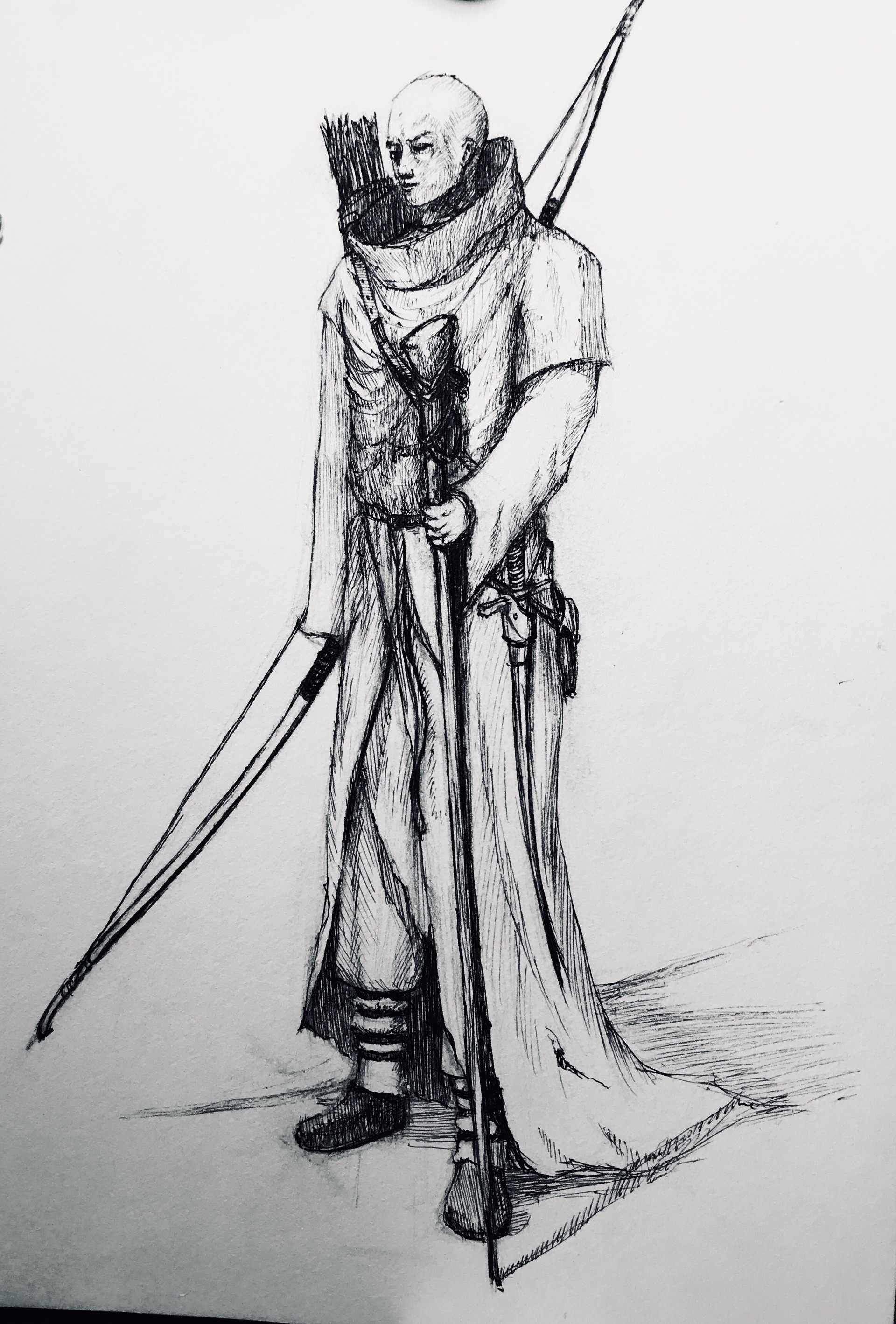 ArtStation - Hunter sketch