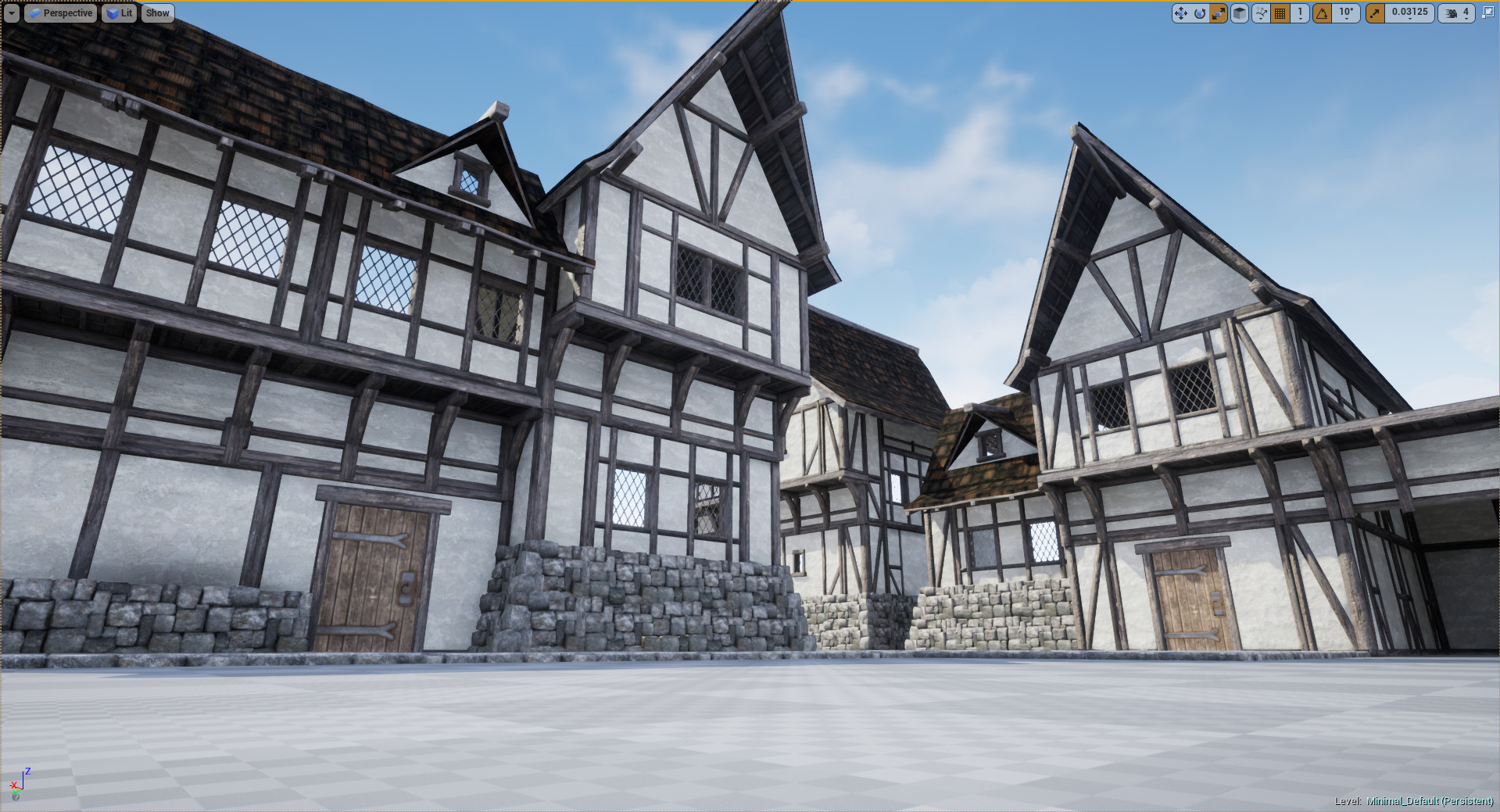 Gareth Godliman - Medieval Town Corner At Night