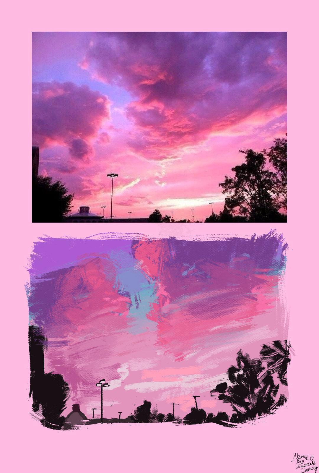 ArtStation - Pink sky