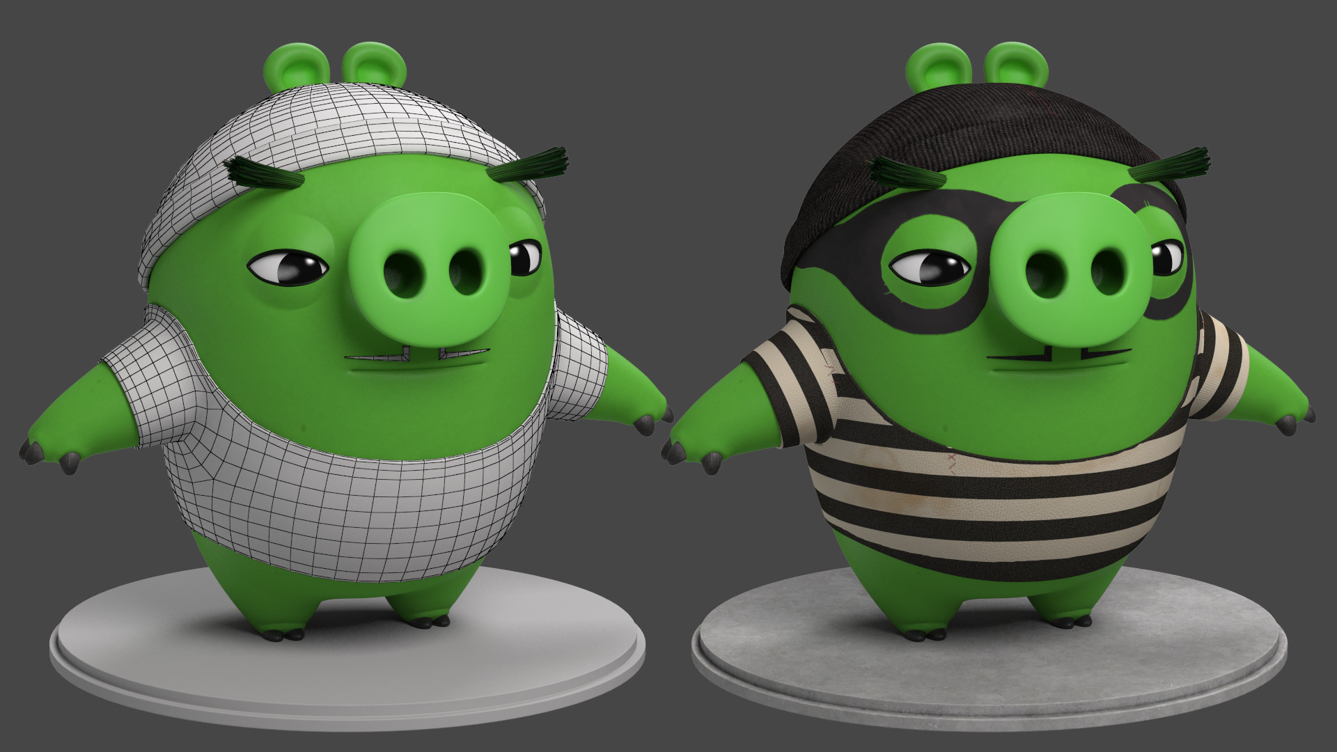 Charles-Anthony Pogam - Piggy Tales 4th Street (vehicles and costumes)